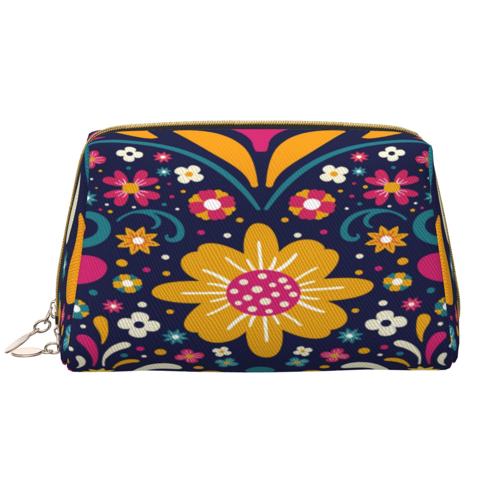 Gaeub Cinco De Mayo Floral Printed Travel Cosmetic Bag,Makeup Bag ...