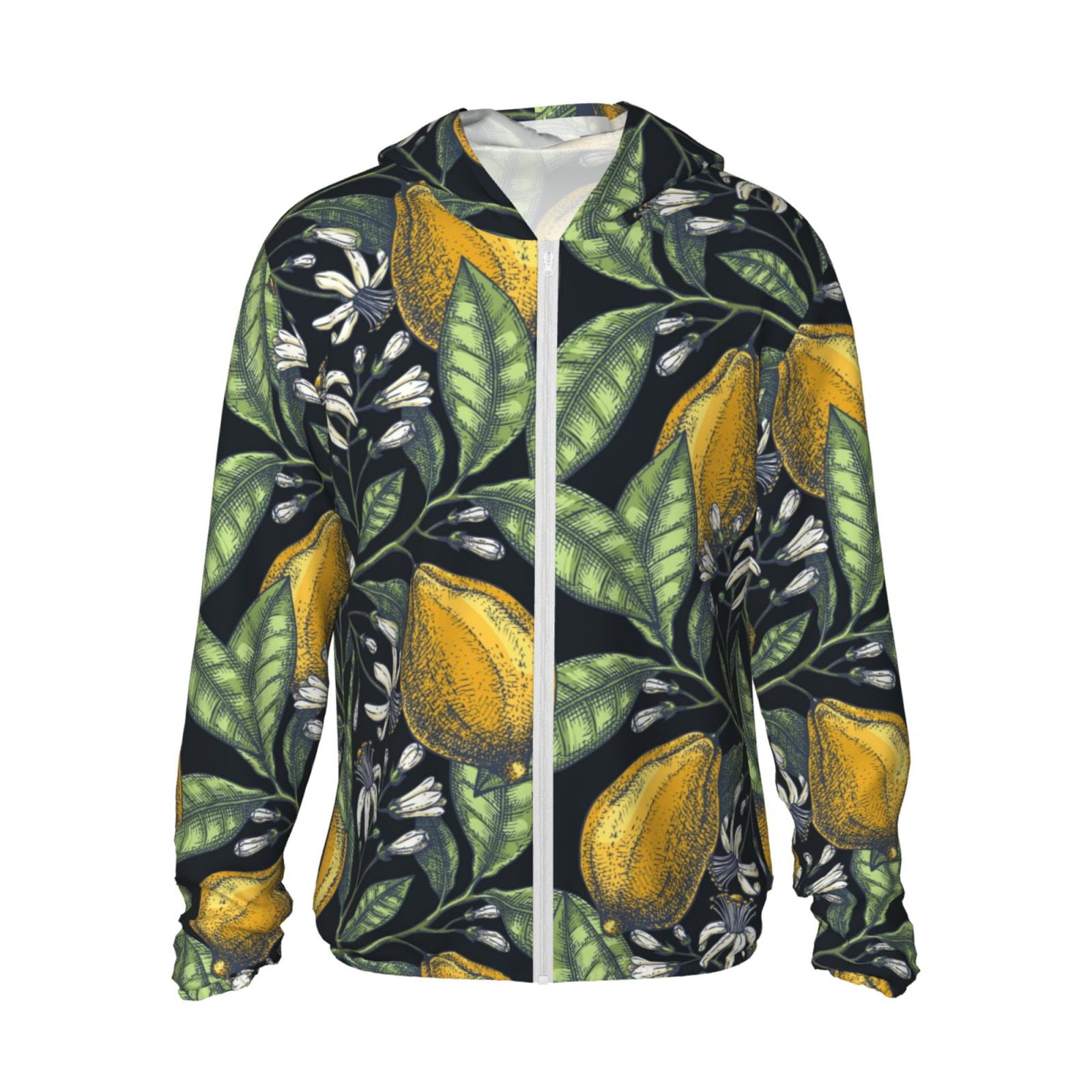 Gaeub Citrus Fruits Elegant Lemons Men's and Women's UPF 50+ Long ...