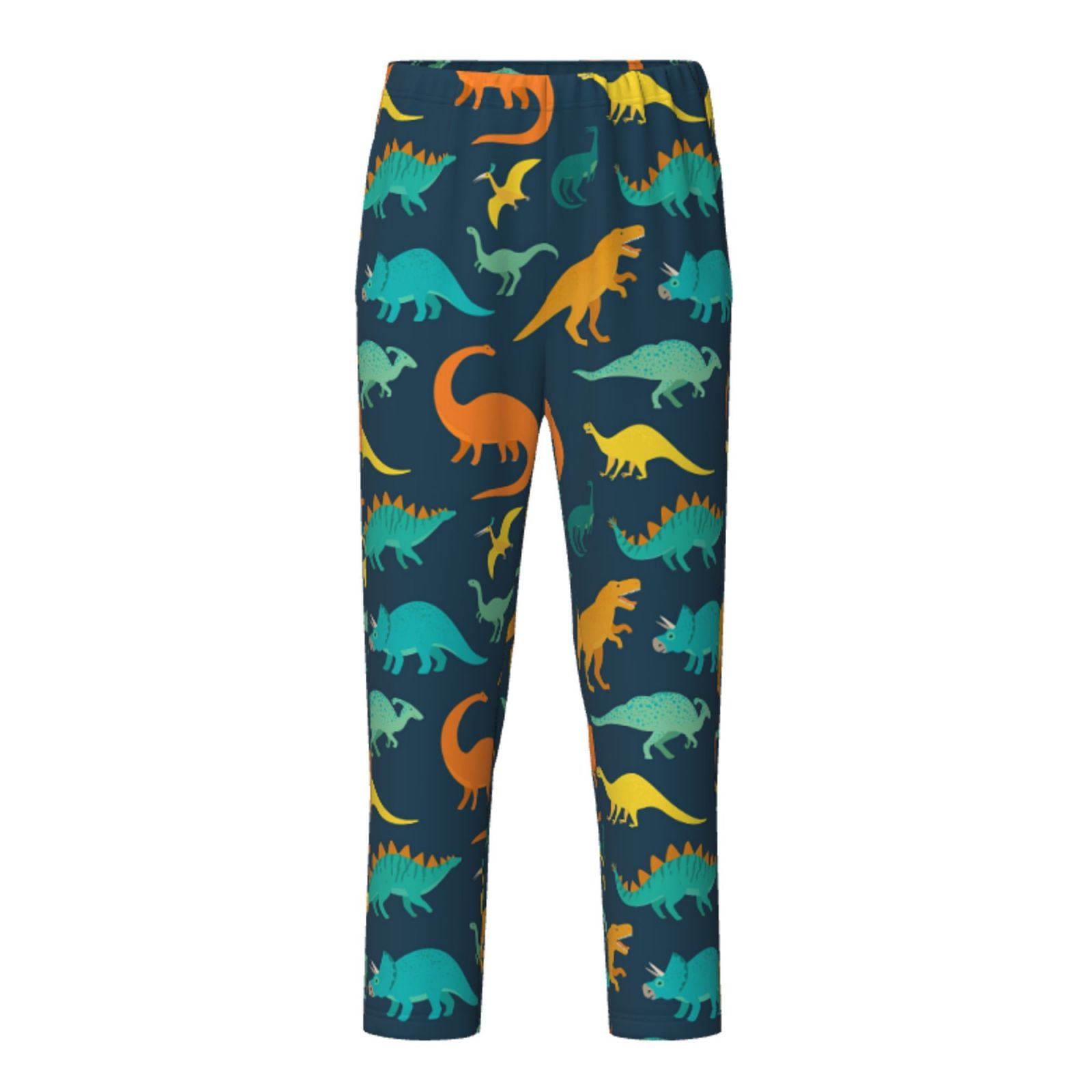 Gaeub Colorful Dinosaur Print Boys Girls Pajama Pants,Pajama Bottoms ...