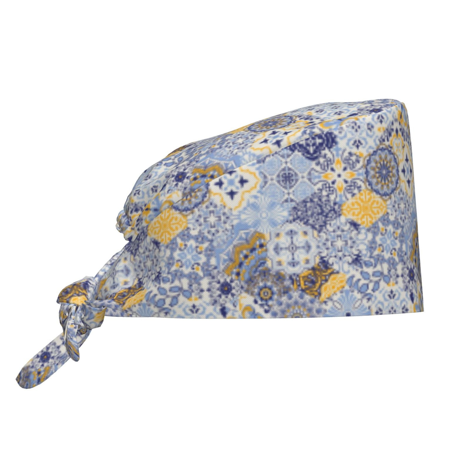 Gaeub Colorful Mandalas Print Cleaning Working Cap,Unisex Scrub Cap ...