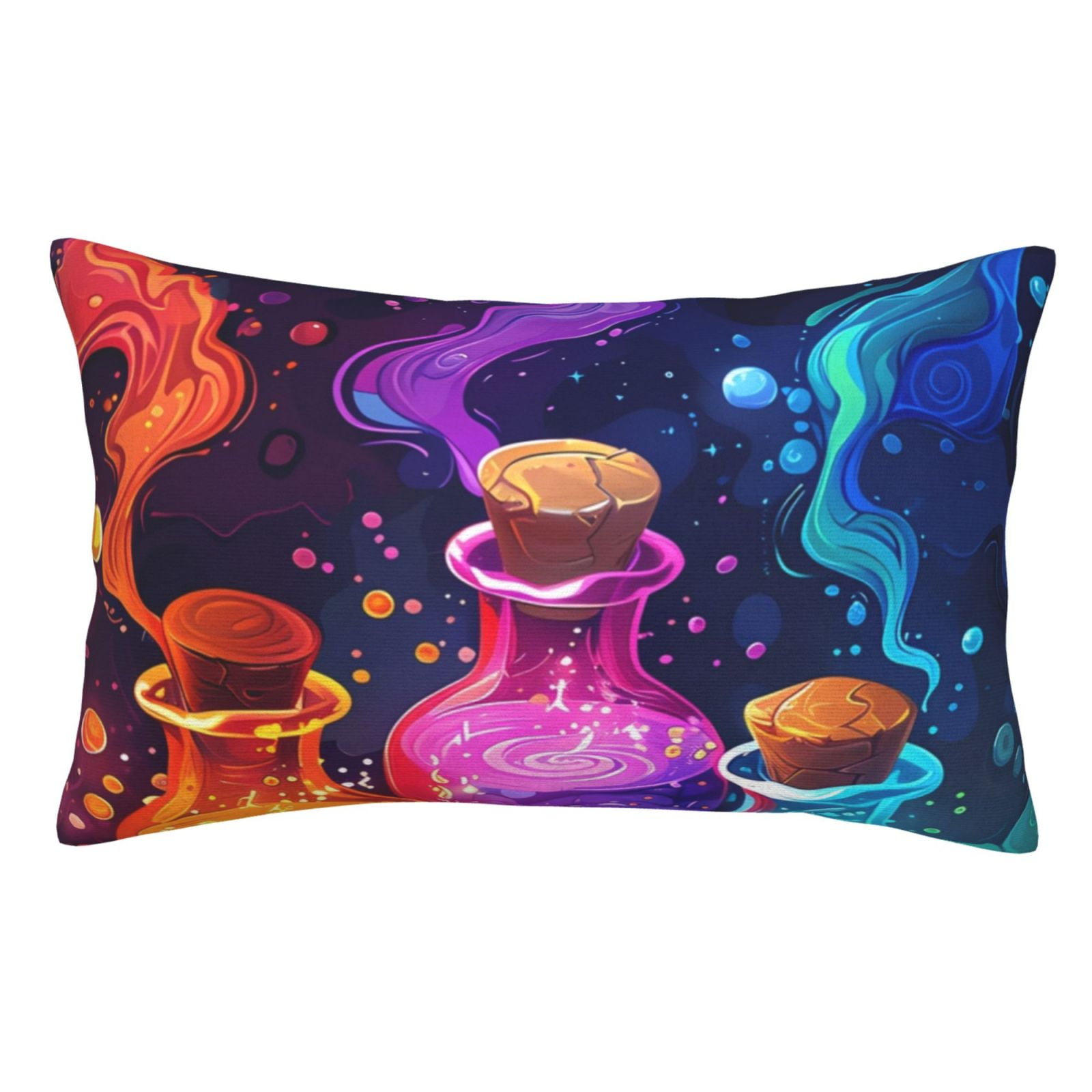 Gaeub Colorful Potion Bottles Magic Women's Short Sleeve One Piece ...