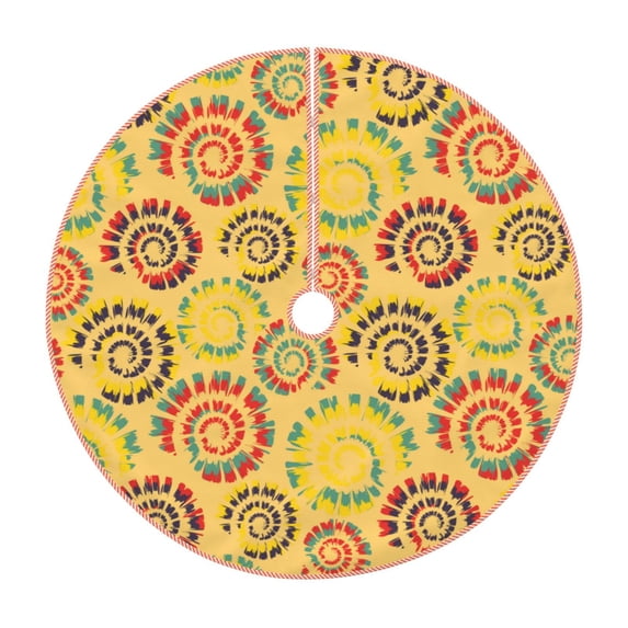 Gaeub Colourful Tie Dye 1 Print Christmas Tree Skirt,Christmas ...