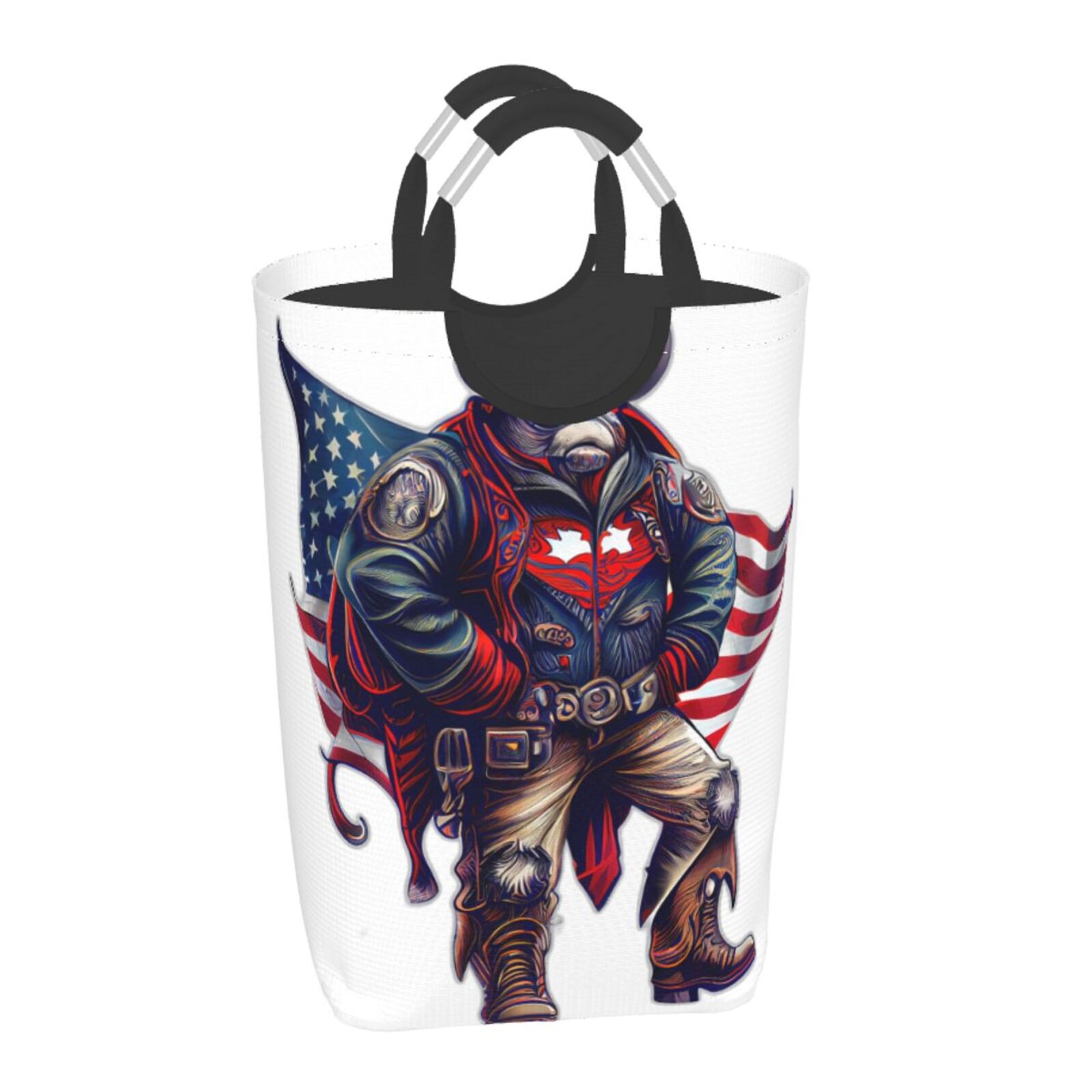 Gaeub Cool Patriotic Buffalo Cowboy Print 50L Large Laundry Hampers ...