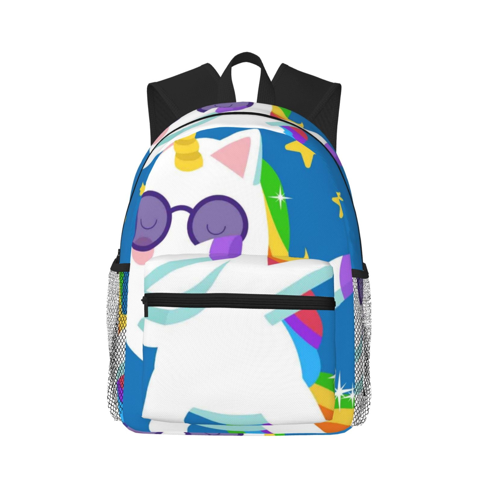 Gaeub Cool Unicorn Star Golden School Backpack Waterproof Bookbag for ...