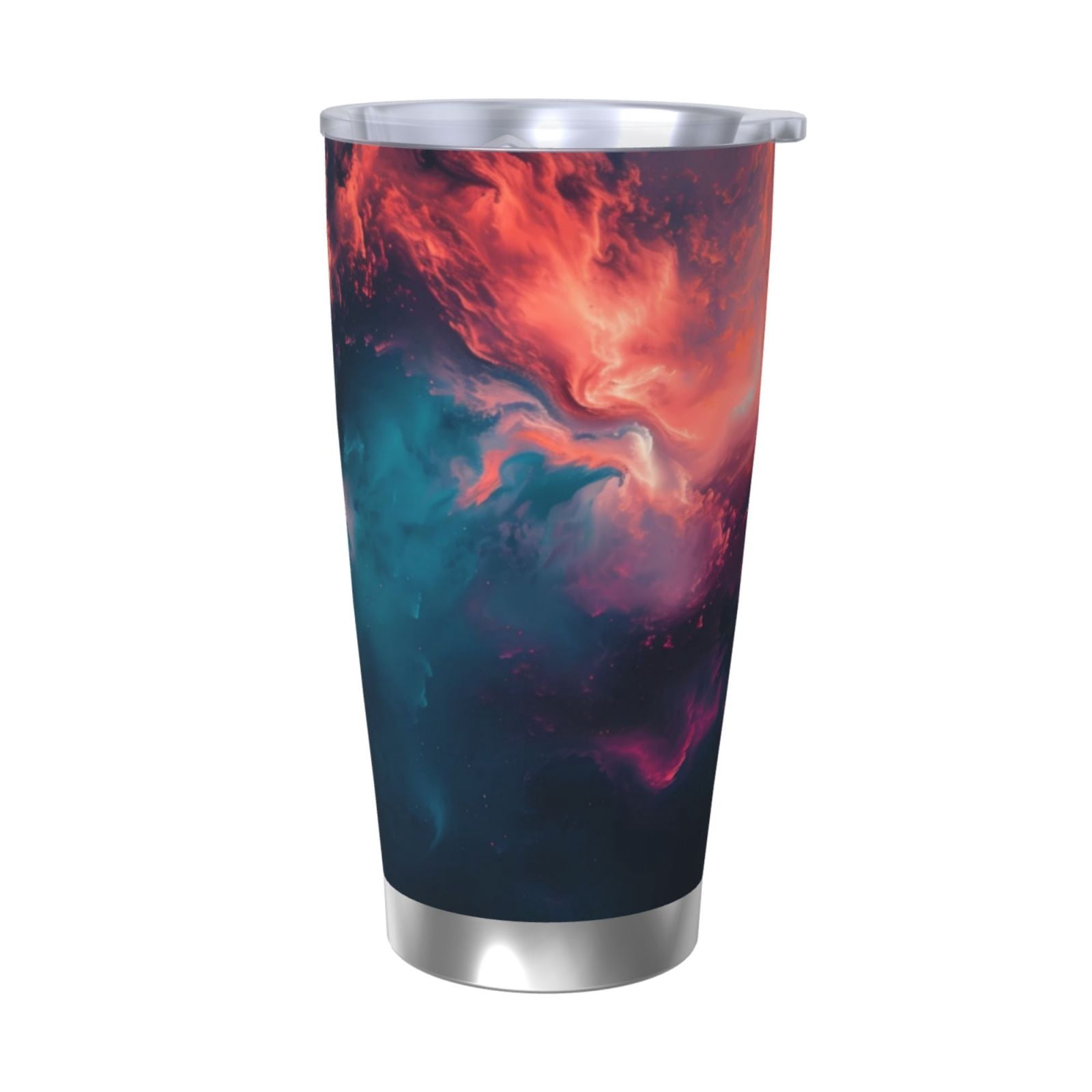 Gaeub Cosmic Paint Swirl Print 20-Ounce Stainless Steel Car Cup ...