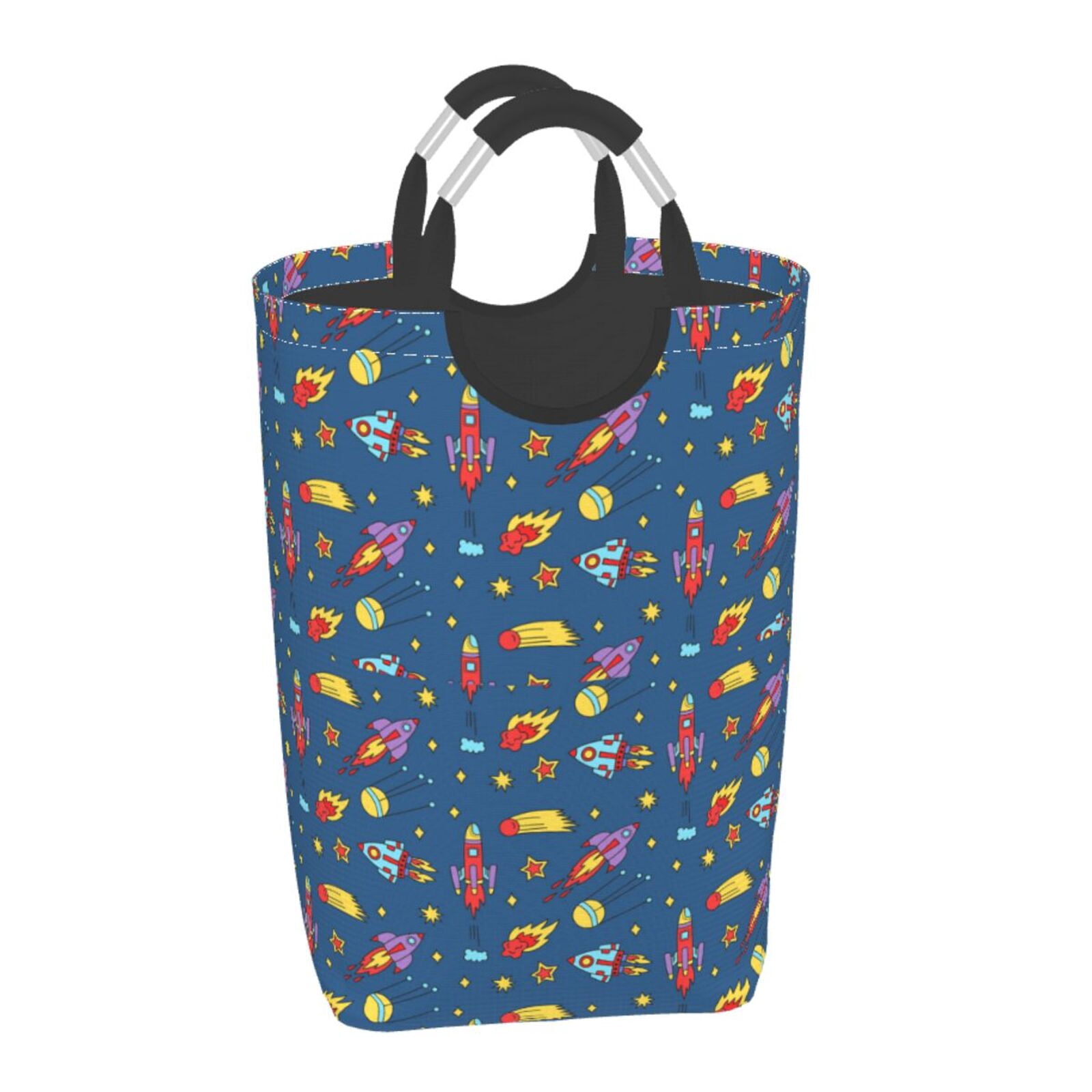 Gaeub Cosmos Rockets Print 50L Large Laundry Hampers with Handles ...