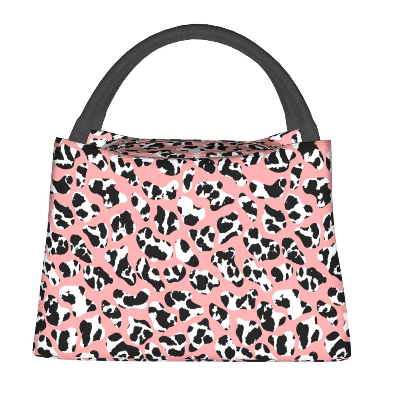 Gaeub Cow Animal Skin Collapsible Cooler Bag Insulated,Leakproof Food ...