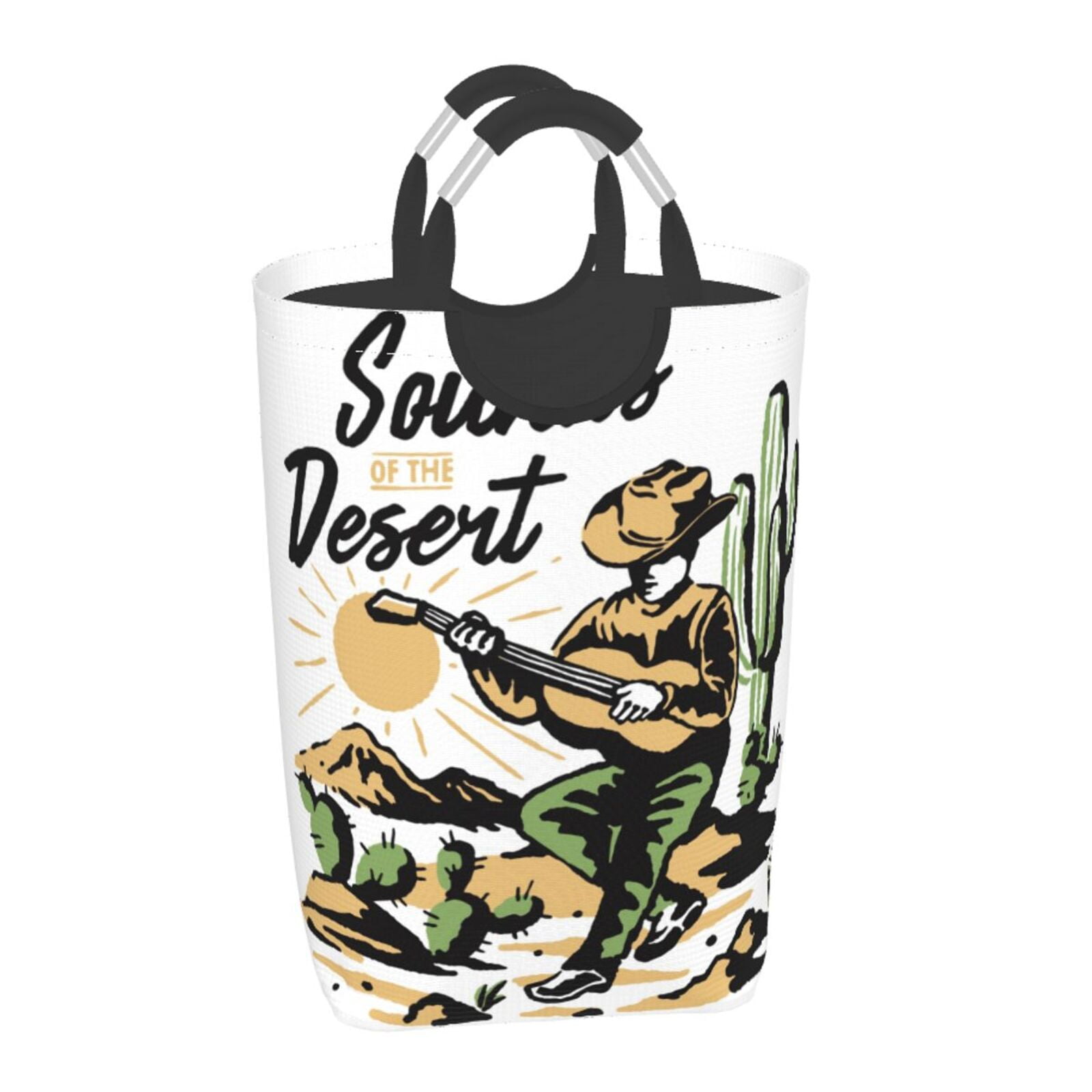 Gaeub Cowboy Playing Guitar Print 50L Large Laundry Hampers with ...