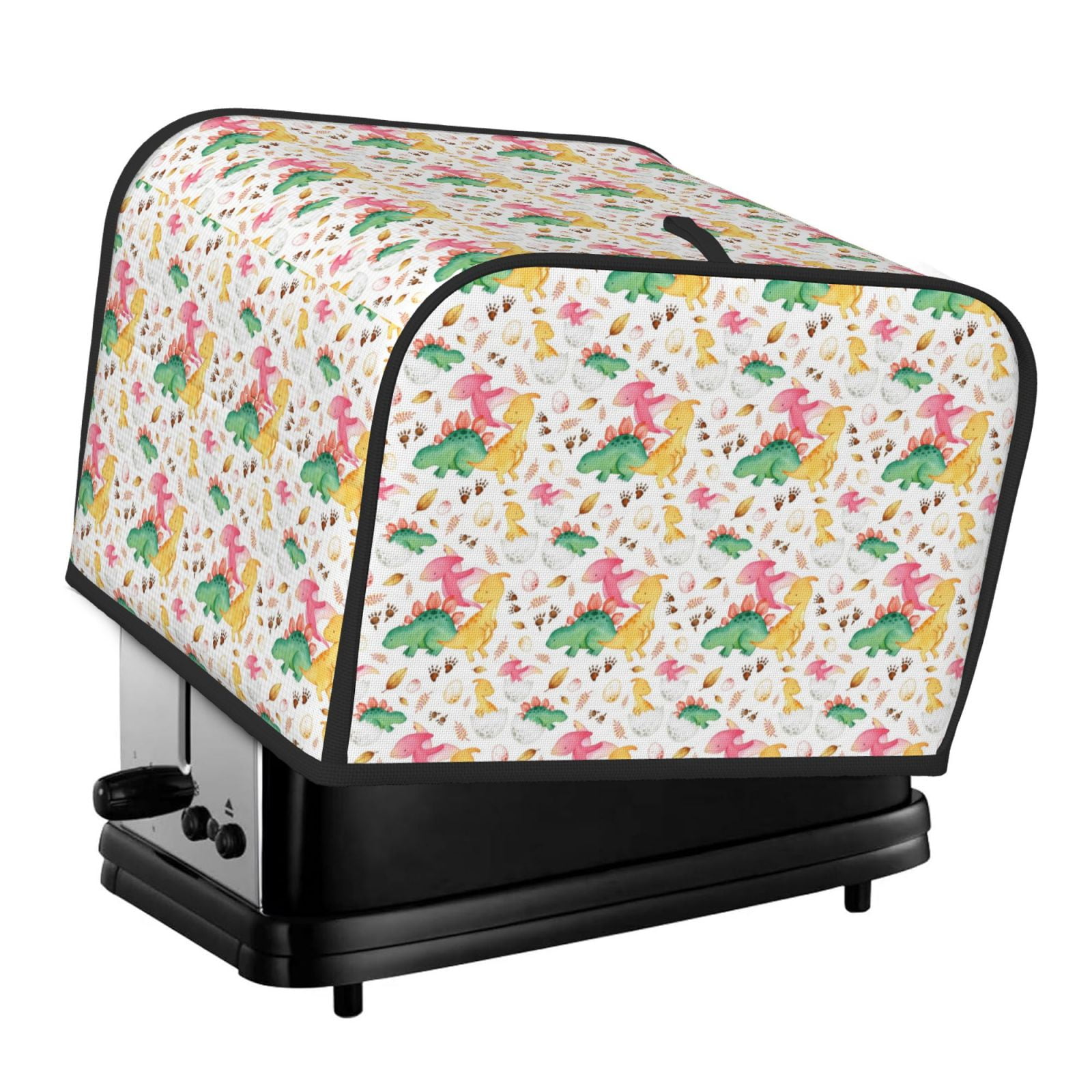 Gaeub Cute Baby Dinosaurs Print 4 Slice Toaster Cover,Bread Machine ...
