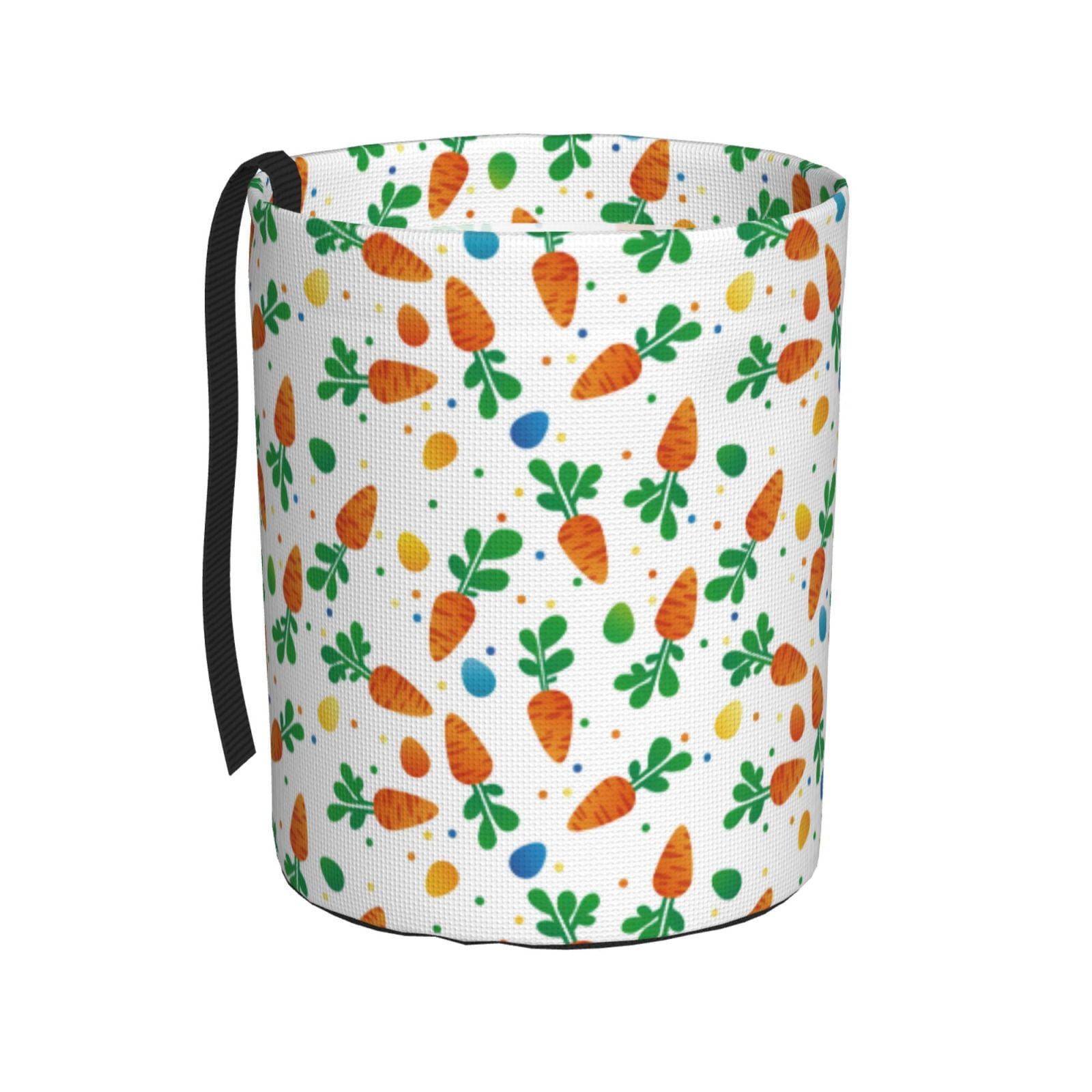 Gaeub Cute Carrot Print Car Trash Can, Collapsible Trash Can for Car ...