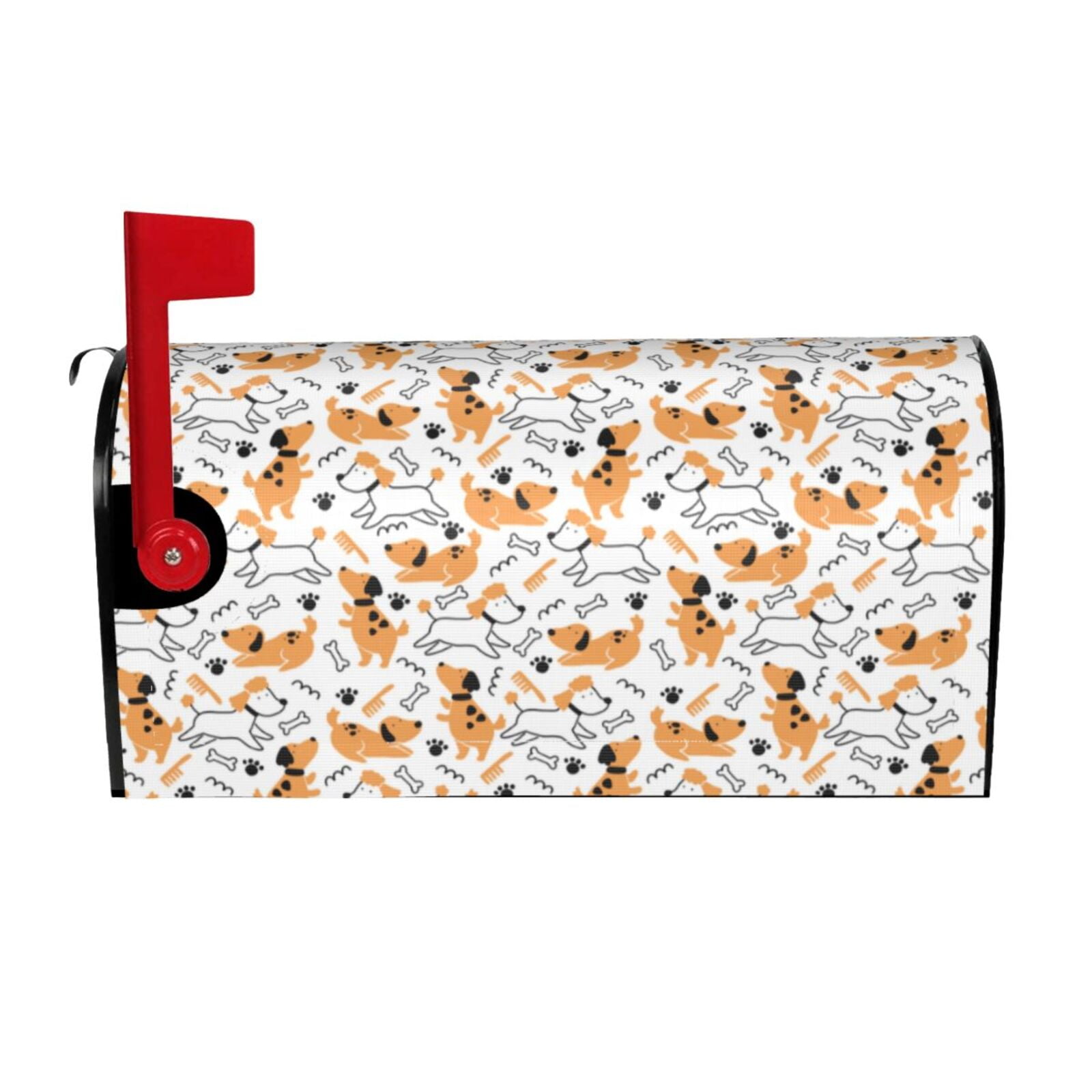 Gaeub Cute Dog Print Mailbox Covers Magnetic,Mailbox Covers Waterproof ...
