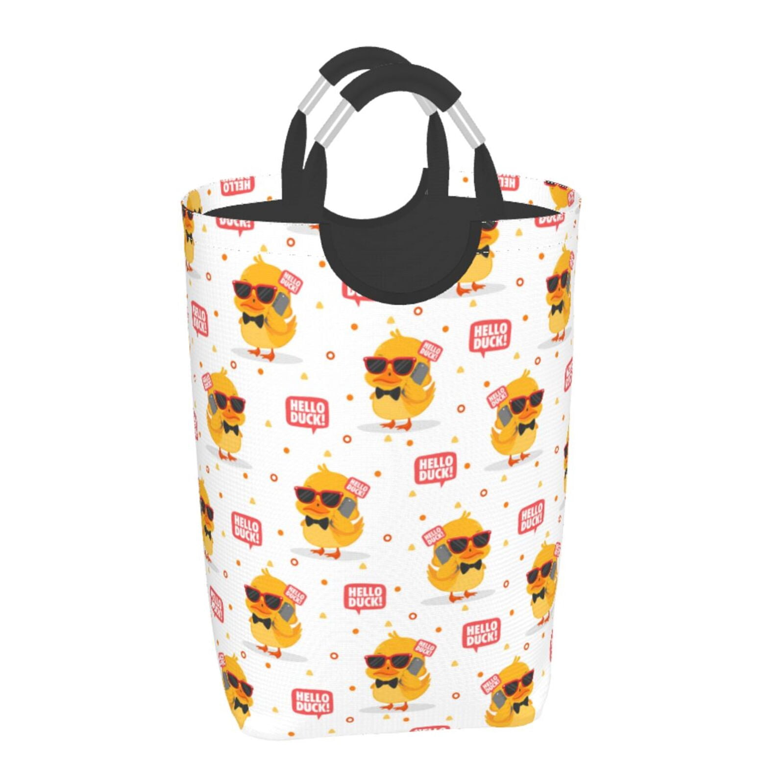 Gaeub Cute Duck Print 50L Large Laundry Hampers with Handles ...