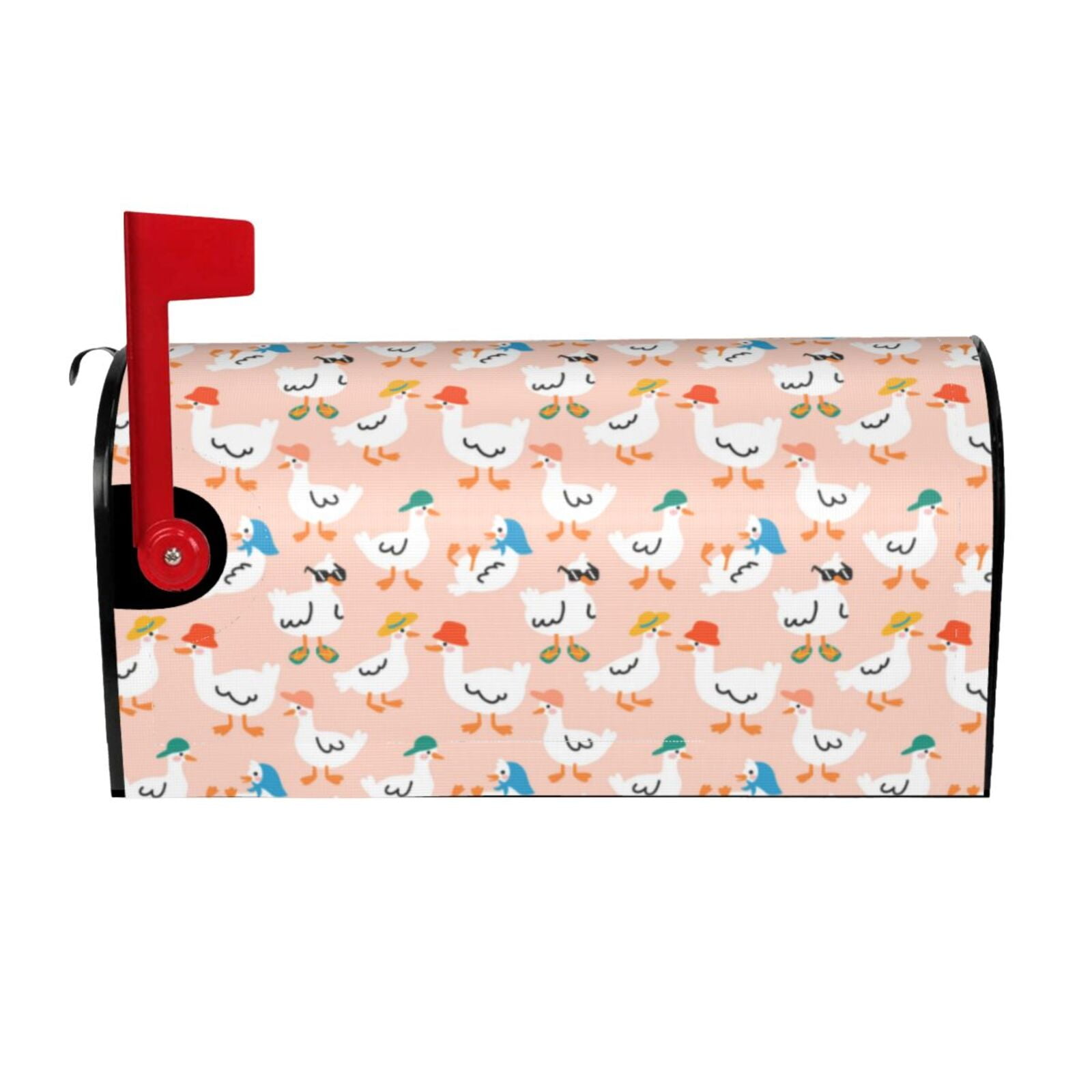 Gaeub Cute Ducks In Hats Print Mailbox Covers Magnetic,Mailbox Covers ...