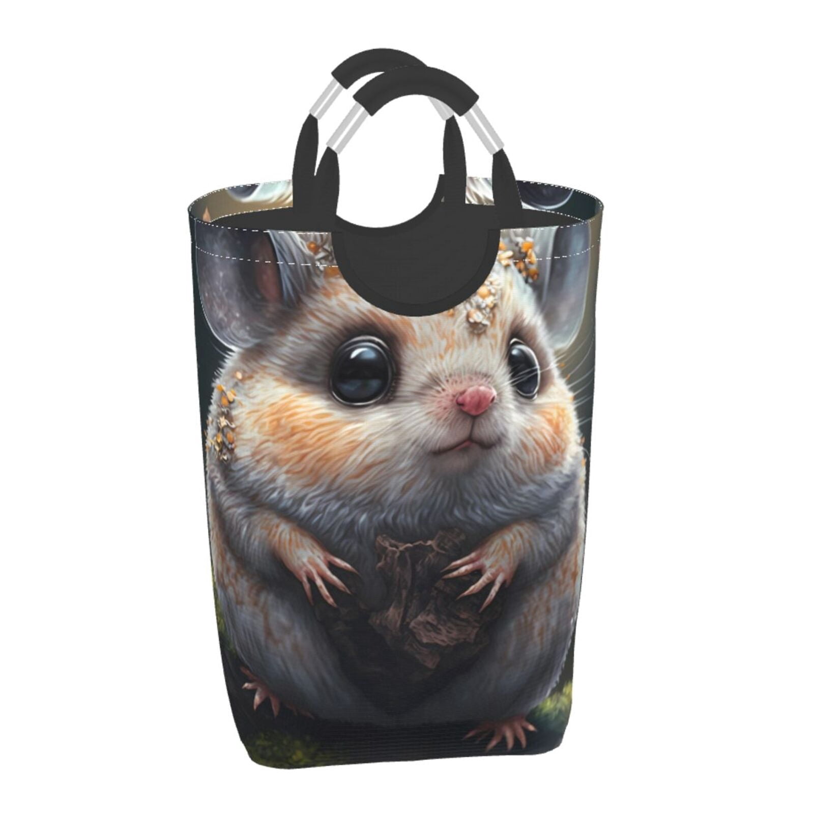 Gaeub Cute Fat Ball Branch Print 50L Large Laundry Hampers with Handles ...