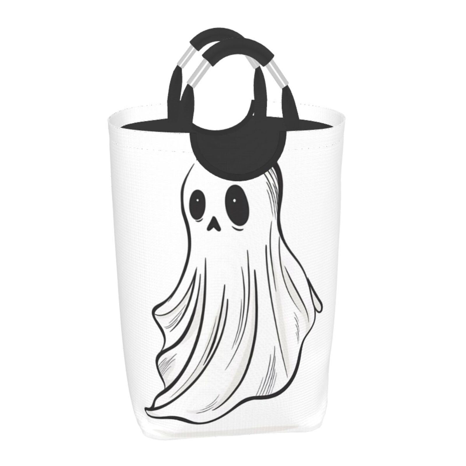 Gaeub Cute Ghost Simple Drawing Print 50L Large Laundry Hampers with ...
