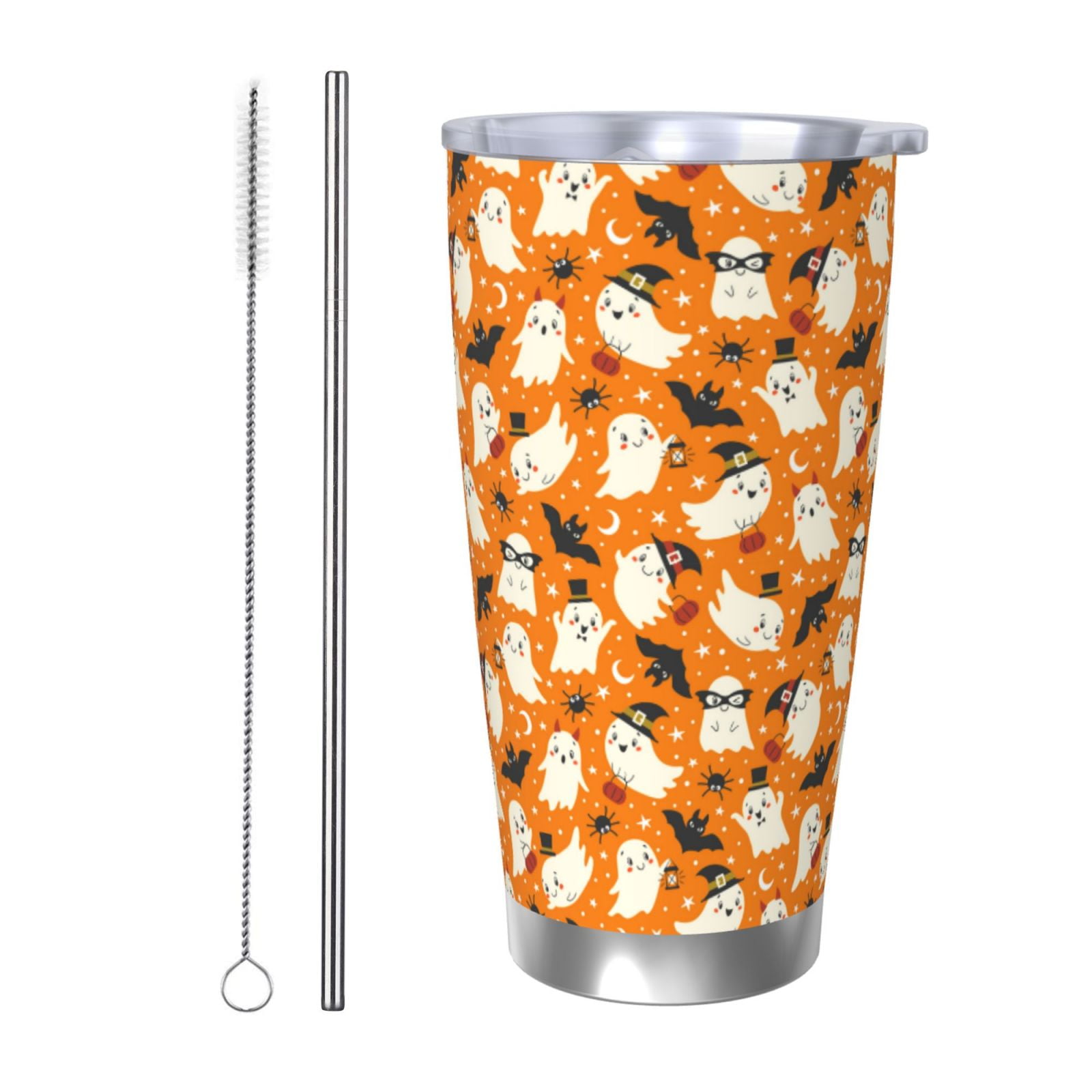Gaeub Cute Ghosts Print 20-Ounce Stainless Steel Car Cup,Tumblers Cups ...