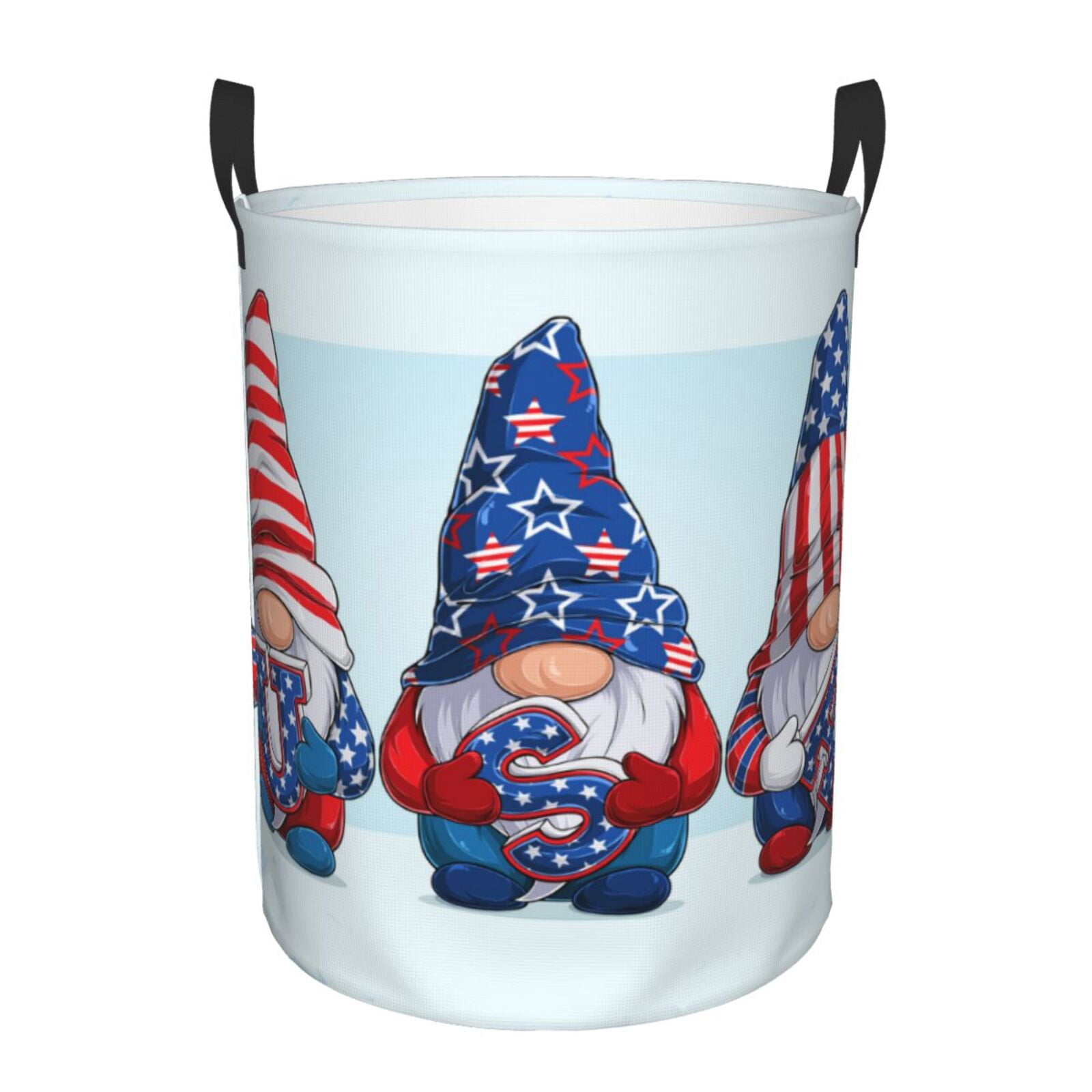 Gaeub Cute Gnomes in USA1 Dirty Clothes Storage Basket, Toy Storage Bin ...