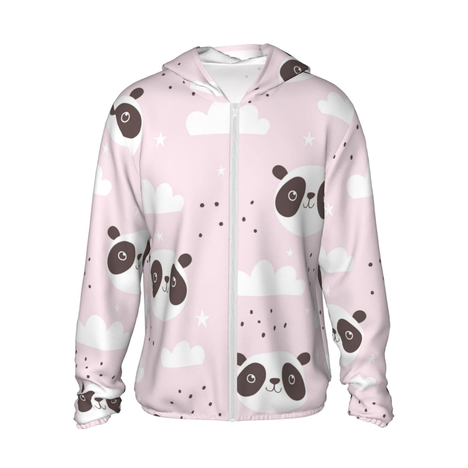 Gaeub Cute Panda Men's and Women's UPF 50+ Long-Sleeved Sun Protection ...