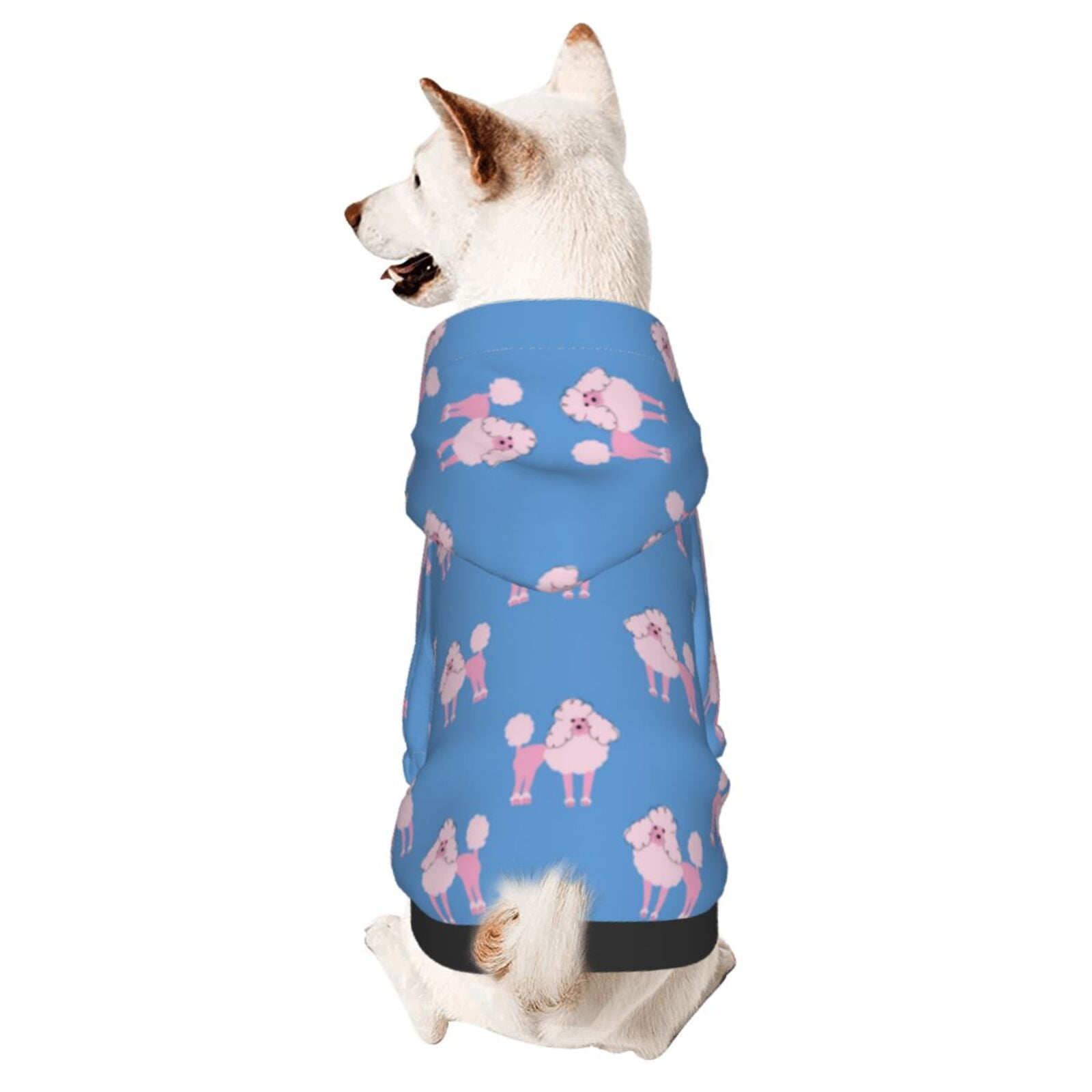 Gaeub Cute Poodle Dog Dog Hoodie Sweatshirts Warm Dog Clothes for Small ...