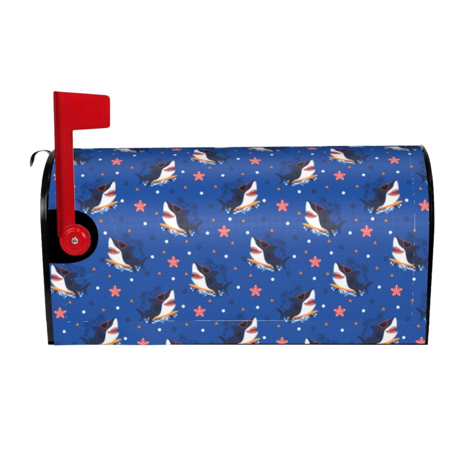 Gaeub Cute Shark Cartoon Print Mailbox Covers Magnetic,Mailbox Covers ...