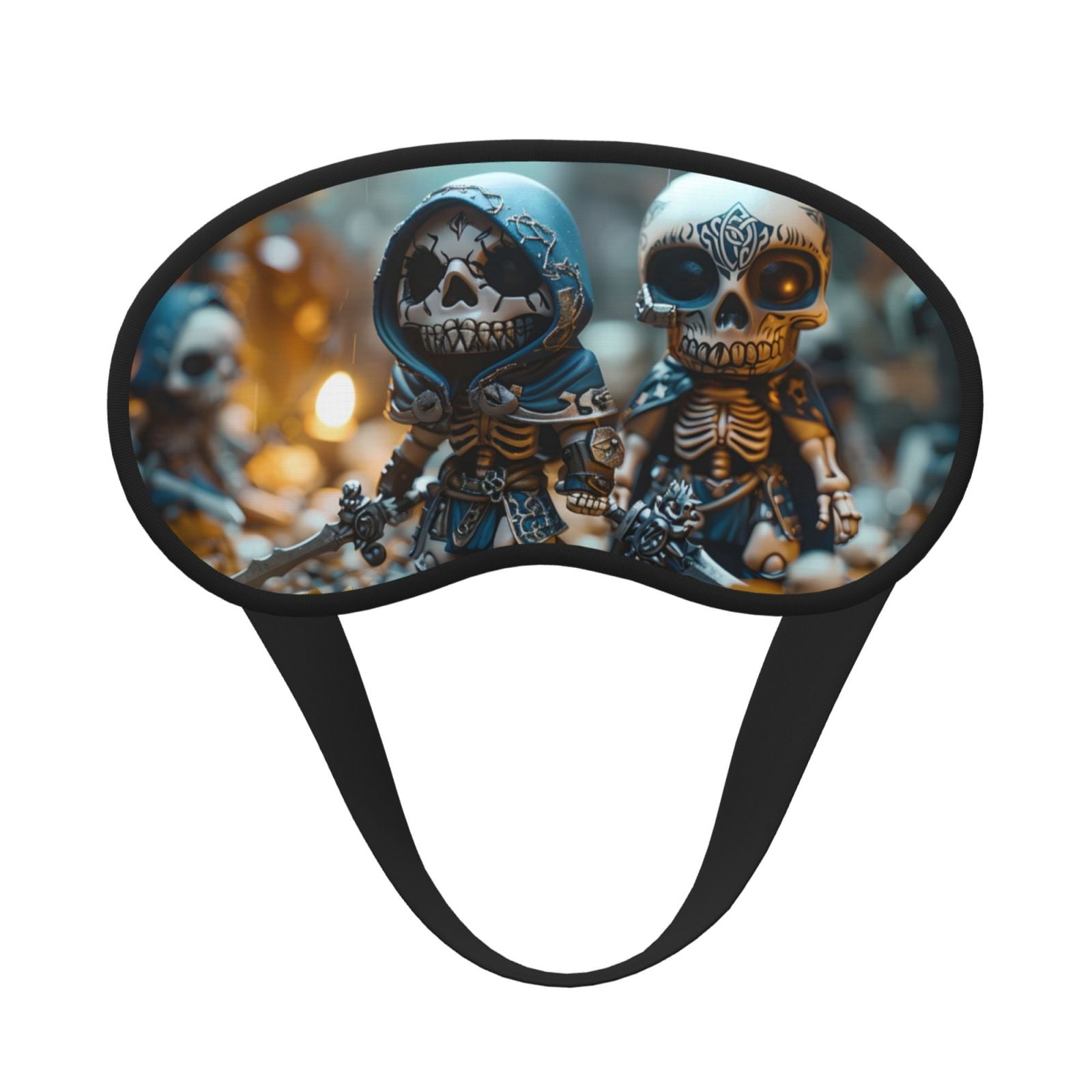Gaeub Cute Skeletons Figurines Printed Sleep Mask, Eye Masks for ...