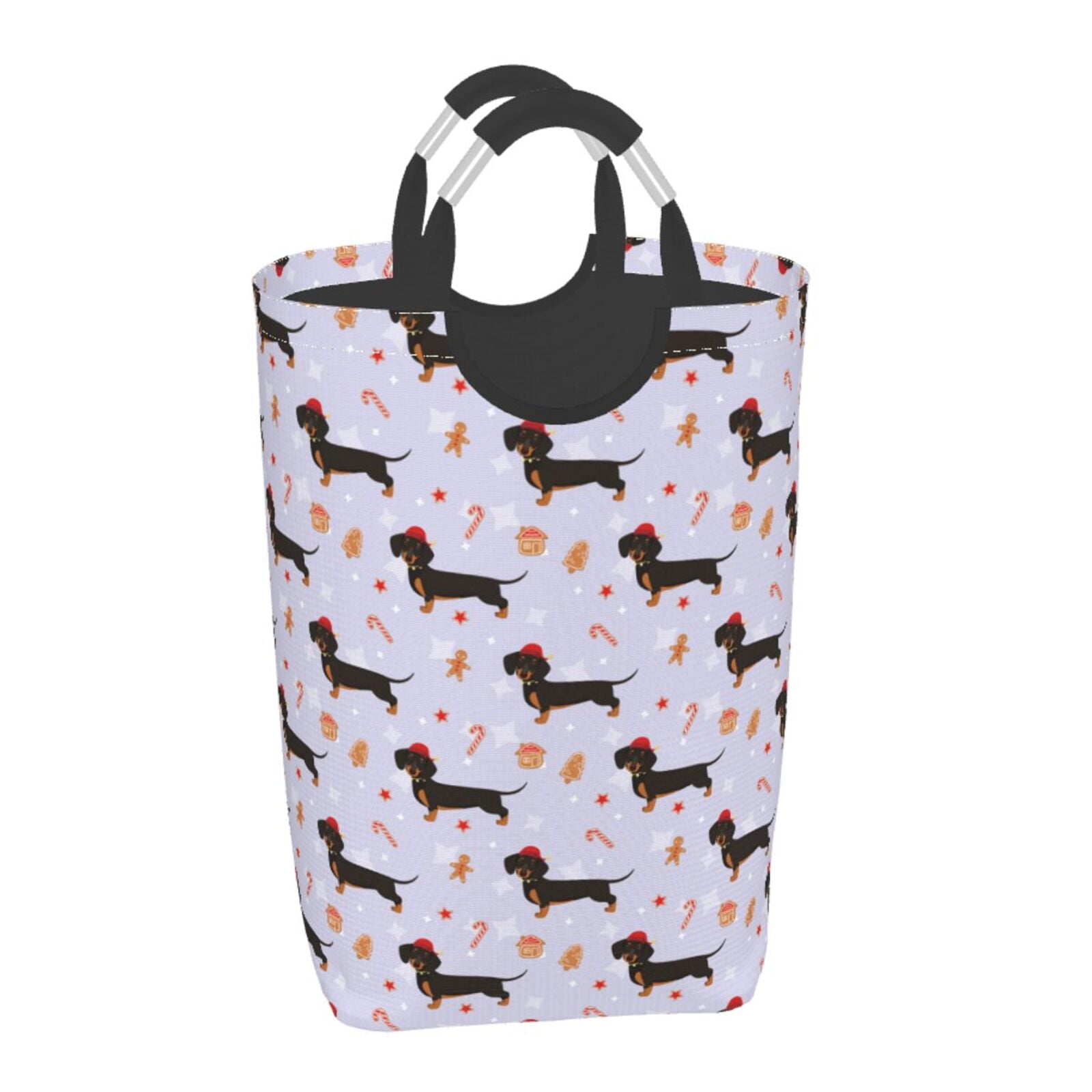 Gaeub Dachshund Dog Print 50L Large Laundry Hampers with Handles ...
