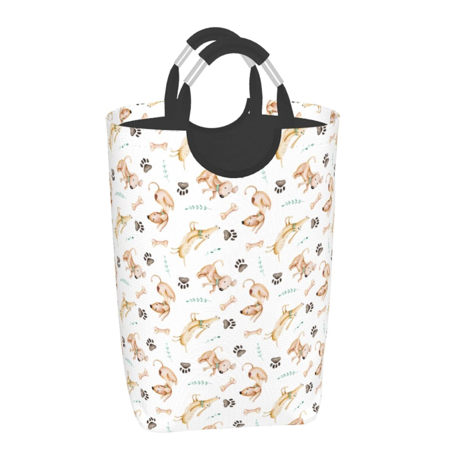 Gaeub Dachshund Dog Puppy Print 50L Large Laundry Hampers with Handles ...