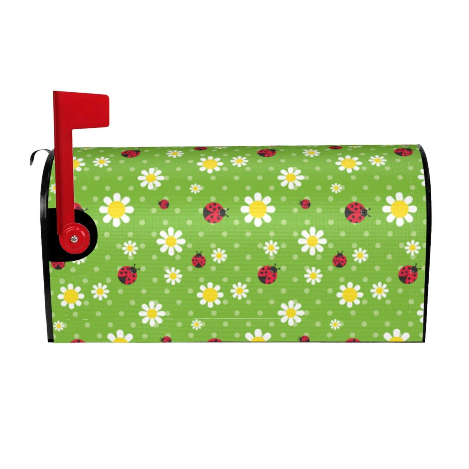 Gaeub Daisies And Ladybugs Print Mailbox Covers Magnetic,Mailbox Covers ...