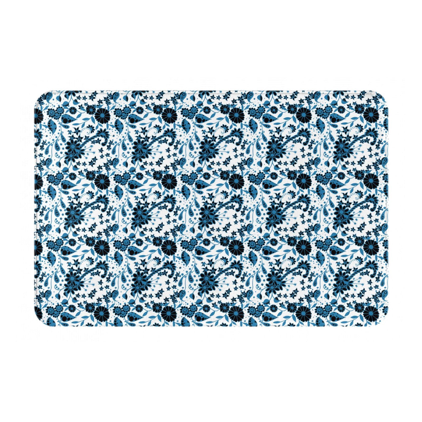 Gaeub Daisies Flowers Print Door Mat with Heavy Duty Backing,Welcome ...