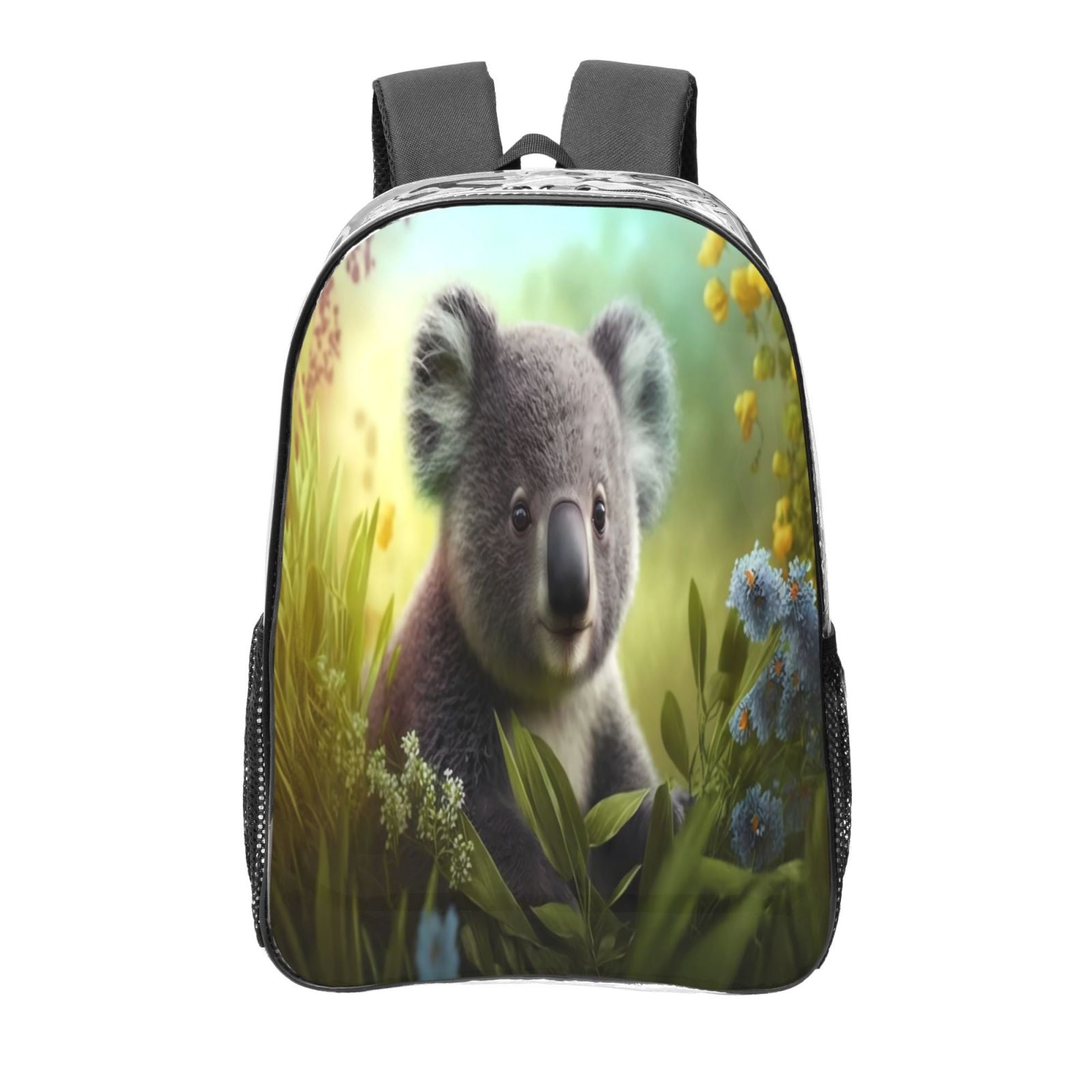 Gaeub Daisy Koala Print Clear Backpack ,Clear Transparent Backpack, PVC ...