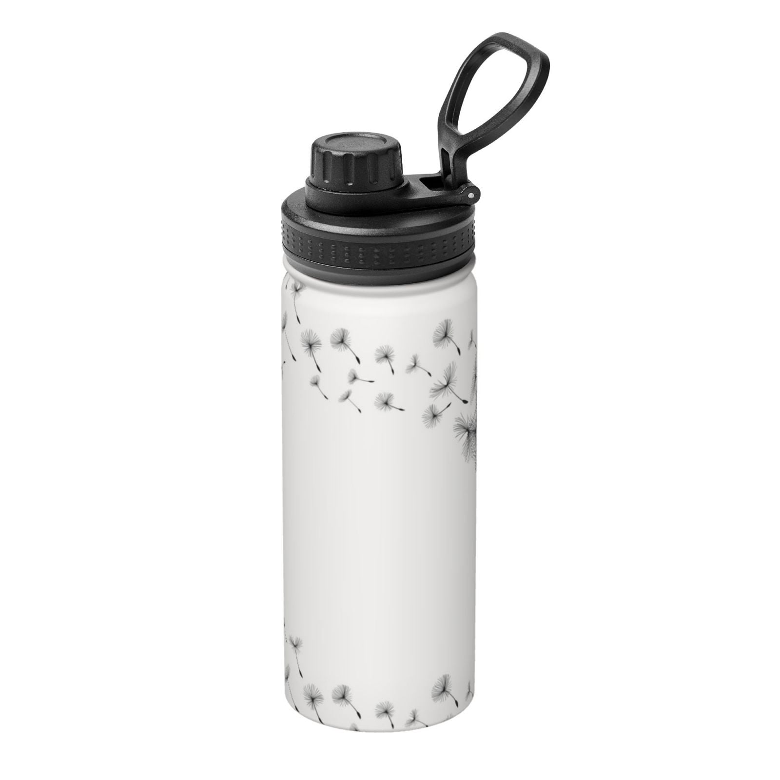 Gaeub Dandelion Blowing In The Wind Print Stainless Steel Water Bottle ...