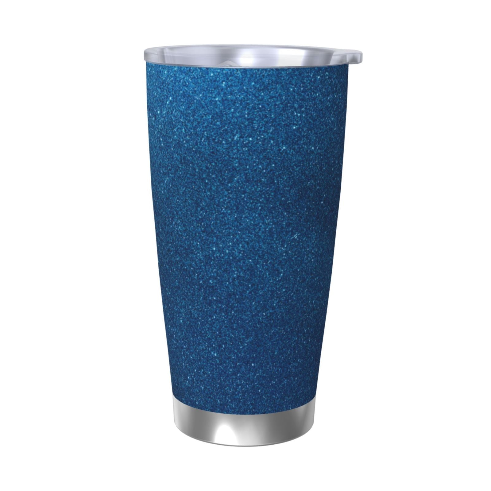 Gaeub Deep Blue Glitter Print 20-Ounce Stainless Steel Car Cup,Tumblers ...