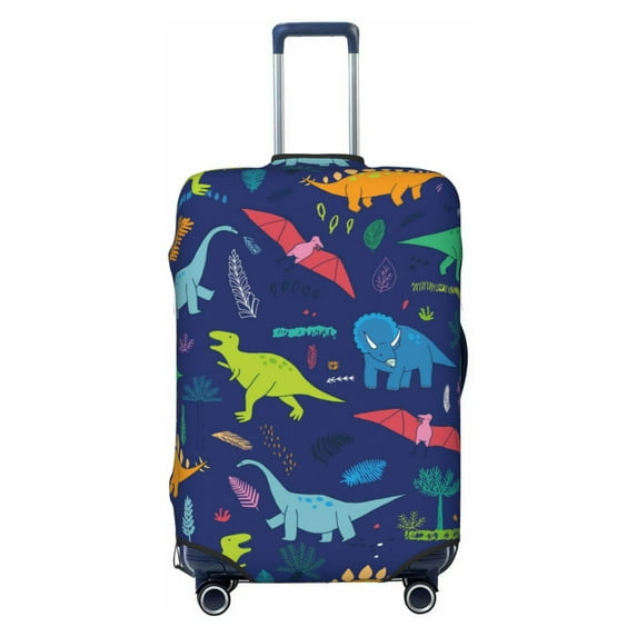 Gaeub Dinosaurs Adventure With Palms And Tropical Leaves Elastic ...