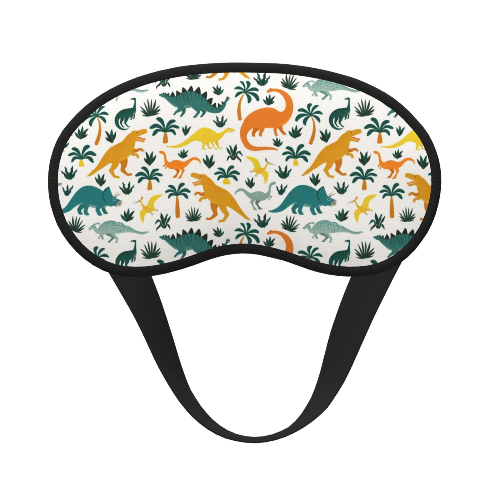 Gaeub Dinosaurs and Tropical Leaves Printed Sleep Mask, Eye Masks for ...