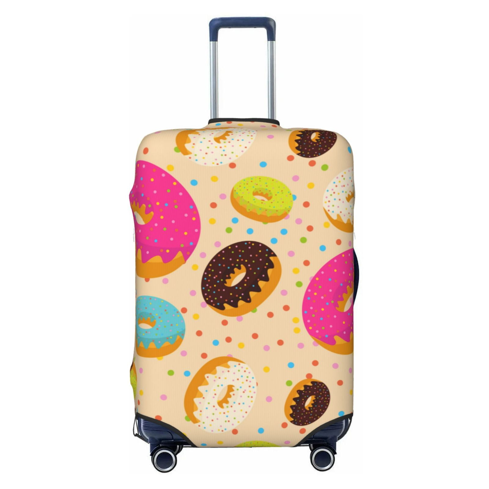 Gaeub Donuts Elastic Luggage Cover with Concealed Zipper Dust-Proof ...