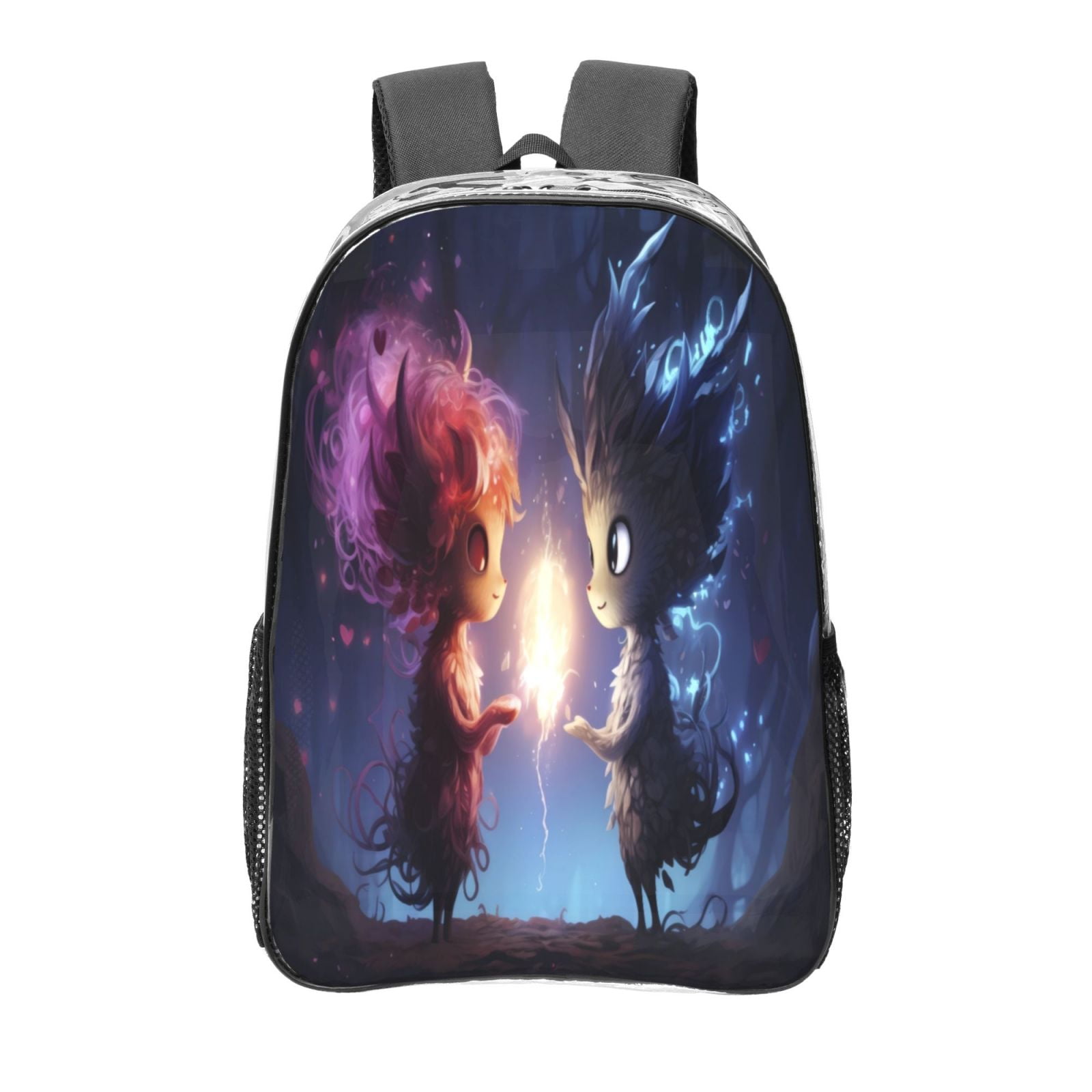 Gaeub Dreamy Forest Elf Print Clear Backpack ,Clear Transparent ...