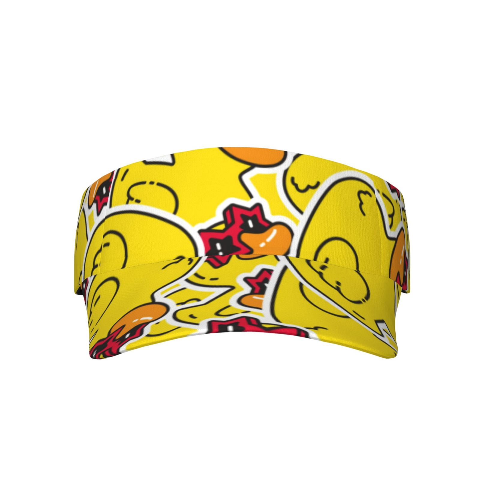 Gaeub Duck with Star Sunglasses Sun Visor Hats with Empty Top and ...
