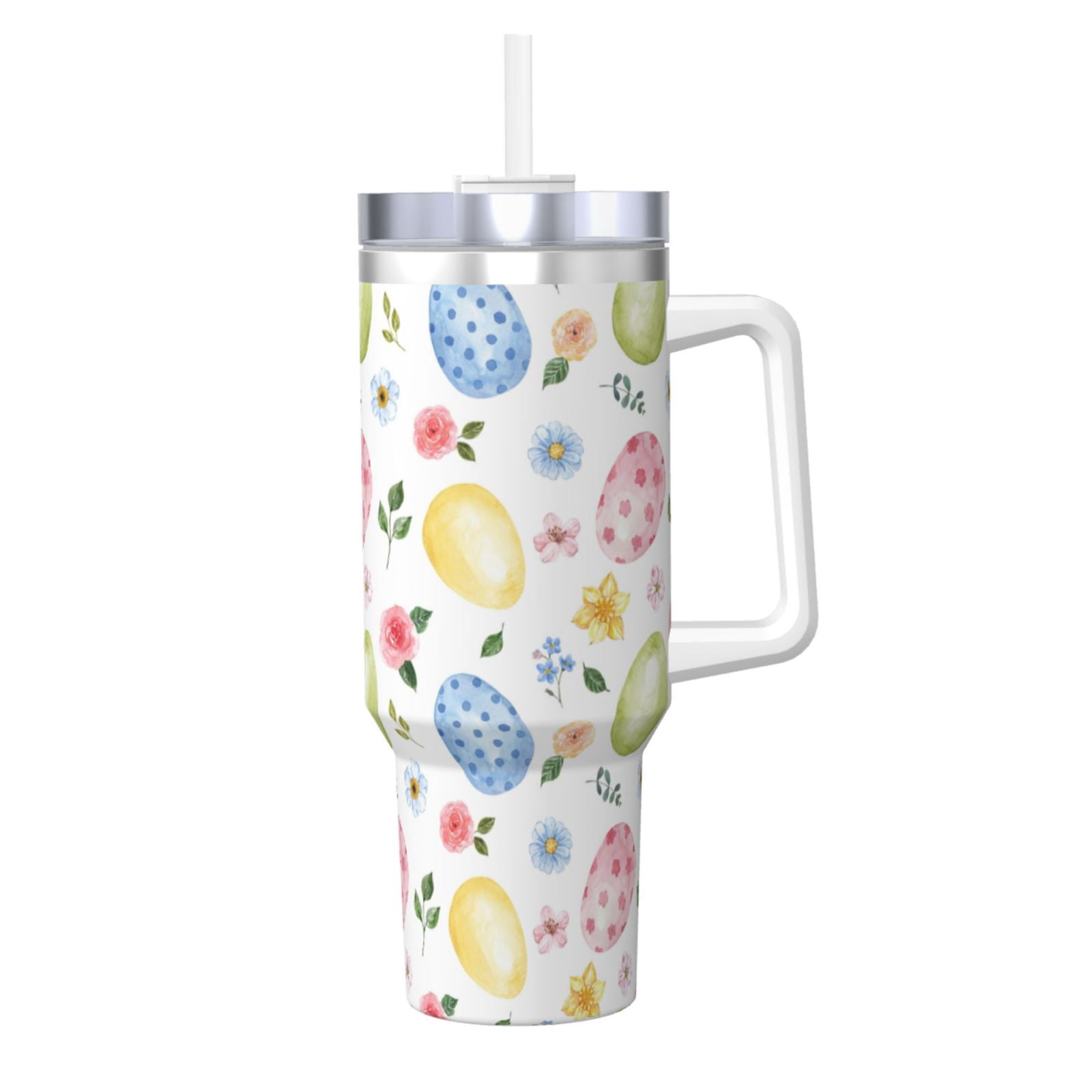 Gaeub Easter Egg3 Print Stainless Steel Hot/Cold Coffee Cup,40oz Ice ...