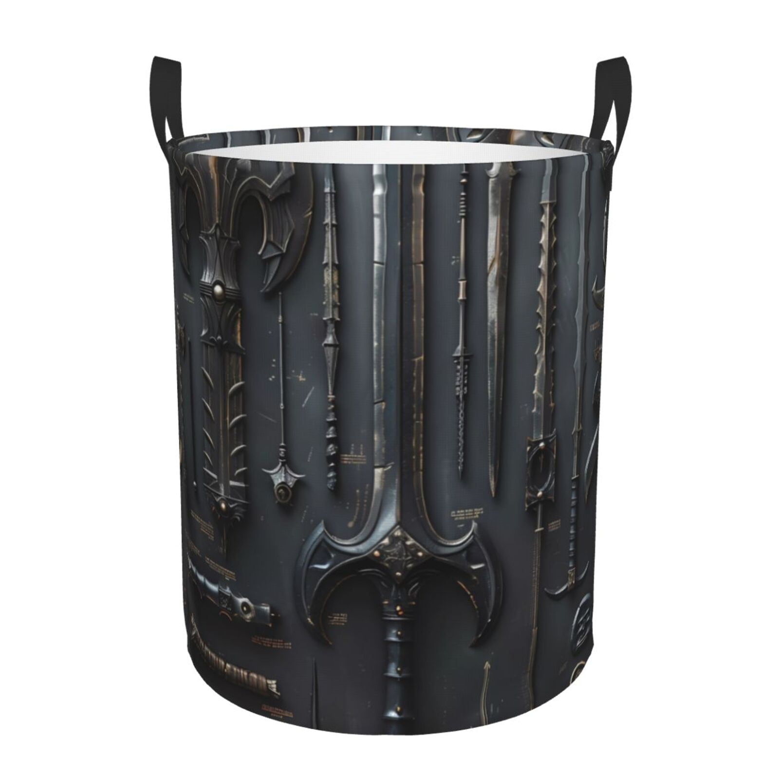 Gaeub Fantasy Medieval Weaponry Dirty Clothes Storage Basket, Toy ...