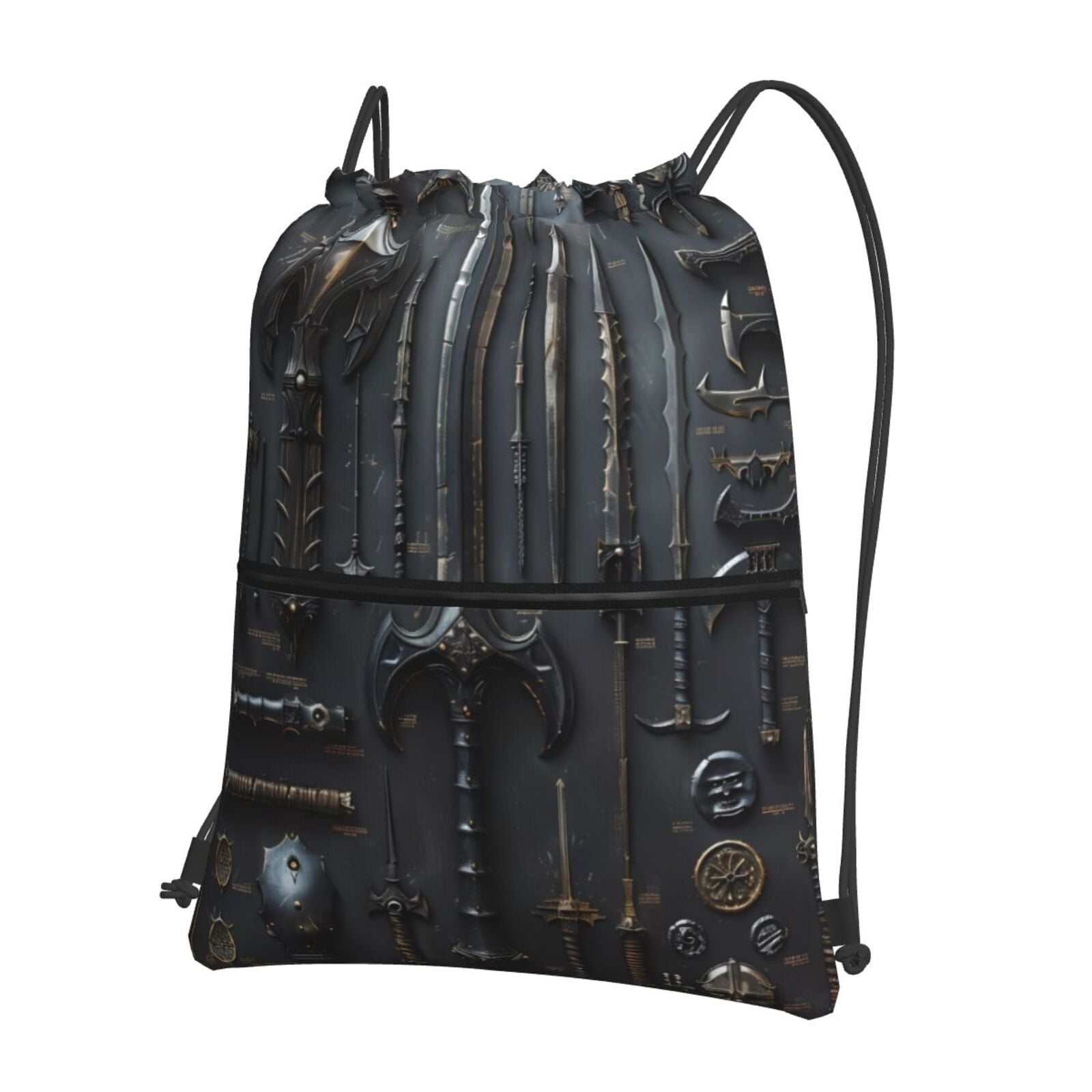 Gaeub Fantasy Medieval Weaponry Gym Bag Sackpack Sports,Drawstring ...