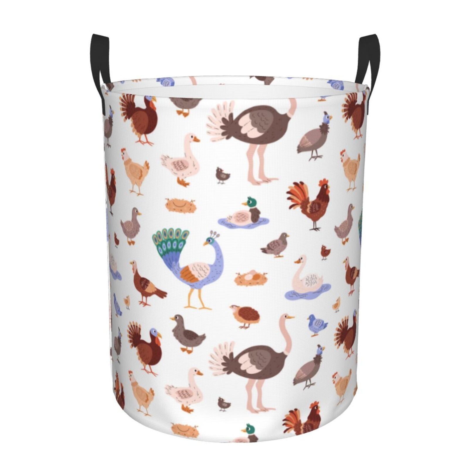 Gaeub Farm Birds Goose Dirty Clothes Storage Basket, Toy Storage Bin ...