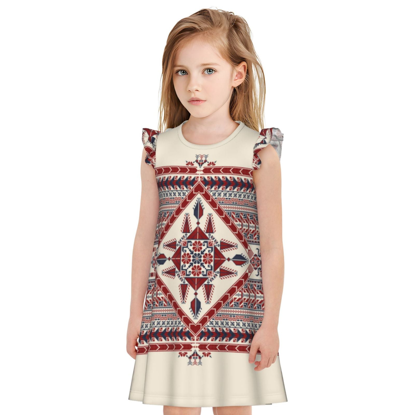 Gaeub Fashion Tatreez Girls Pajamas Dress, Comfortable Nightwear ...