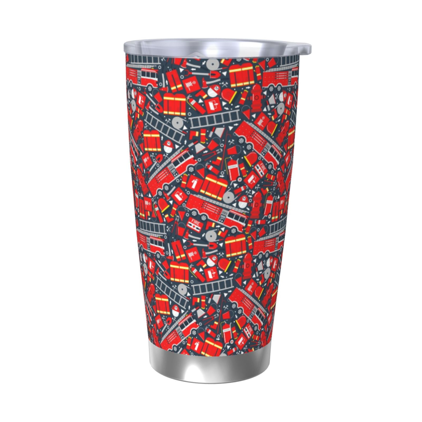 Gaeub Fire Sign Print 20-Ounce Stainless Steel Car Cup,Tumblers Cups ...