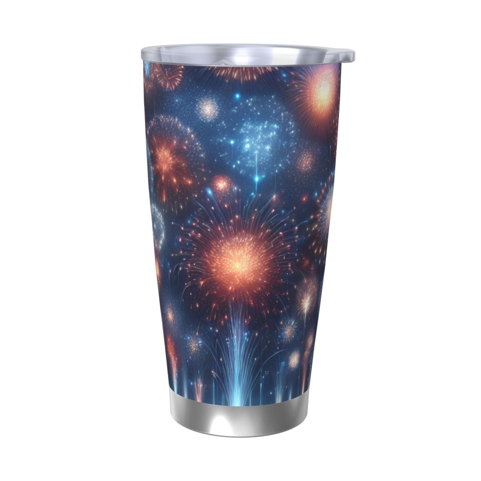 Gaeub Fireworks1 Print 20-Ounce Stainless Steel Car Cup,Tumblers Cups ...