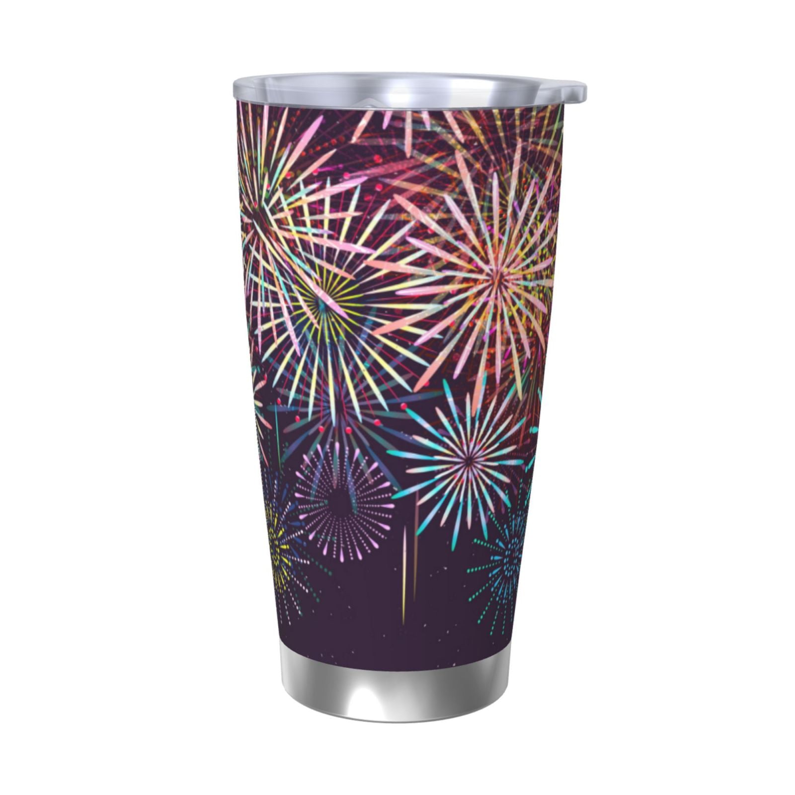 Gaeub Fireworks2 Print 20-Ounce Stainless Steel Car Cup,Tumblers Cups ...