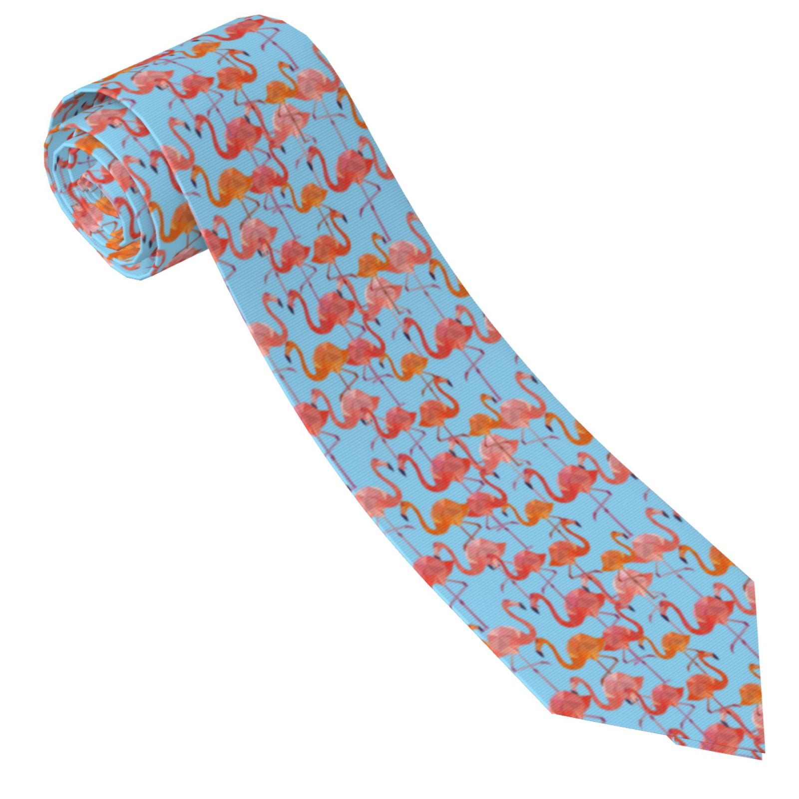 Gaeub Flamingo Men's Classic Woven Jacquard Necktie Perfect for ...