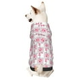 Gaeub Flamingo On Checkered Dog Hoodie Sweatshirts Warm Dog Clothes for ...