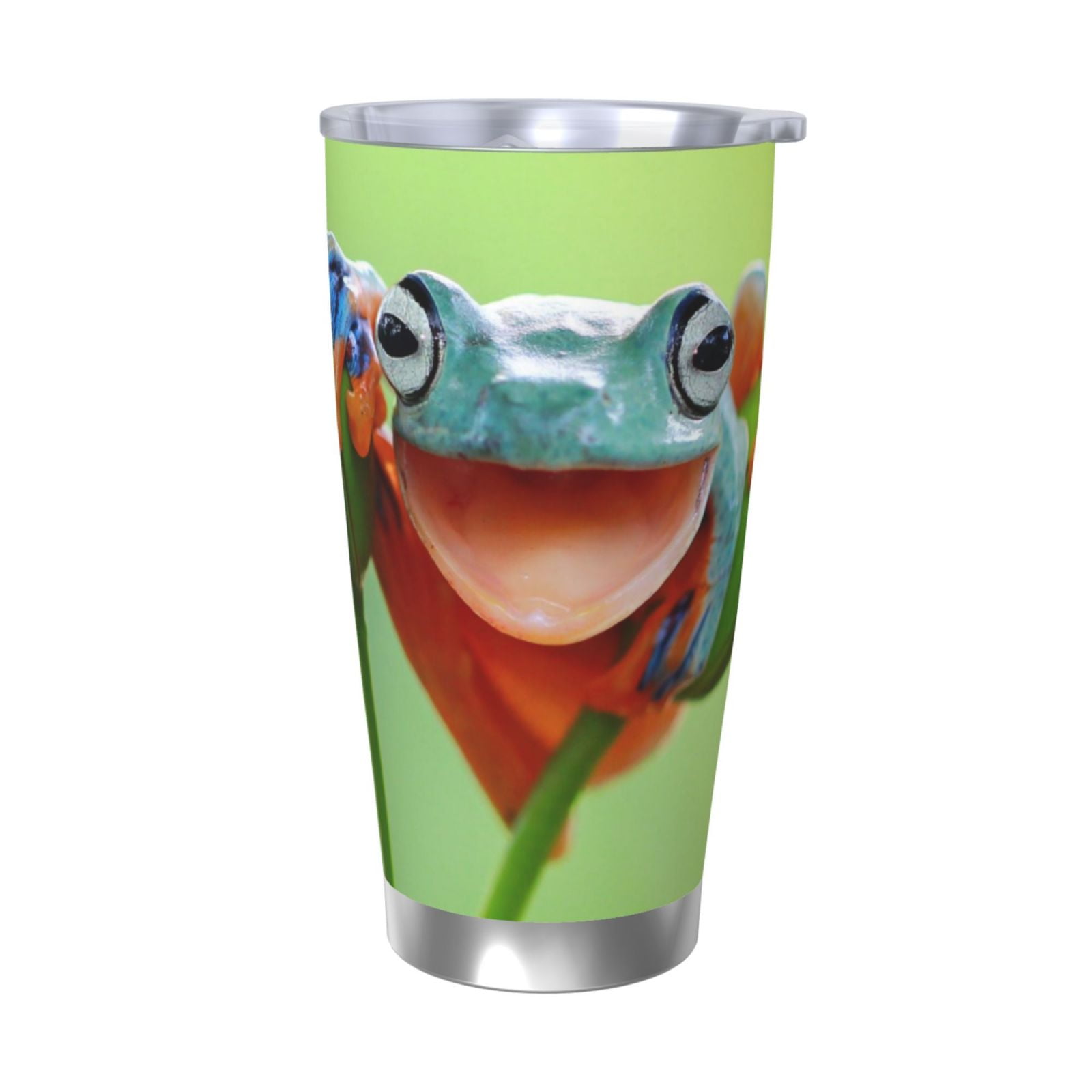 Gaeub Flying Frog On Branch Print 20-Ounce Stainless Steel Car Cup ...