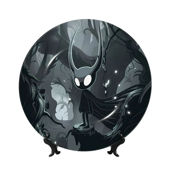 Gaeub Forest Black Ghost Warrior Print Ceramic Plate,Dinner Plates,Bone ...