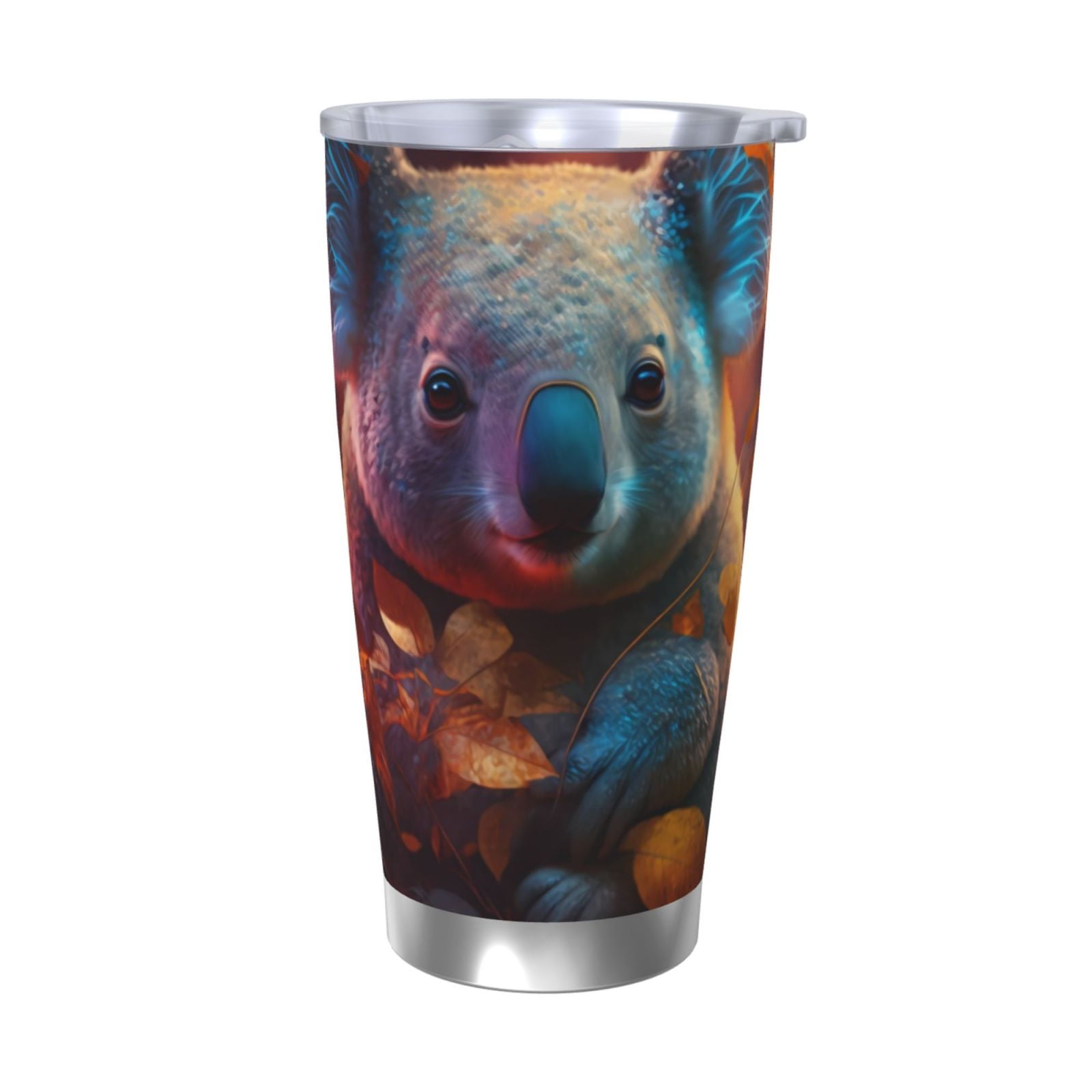 Gaeub Forest Koala Print 20-Ounce Stainless Steel Car Cup,Tumblers Cups ...